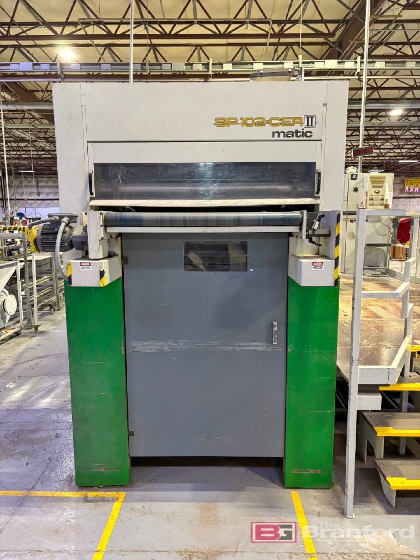 Bobst Autoplaten SP 102-CER II Die Cutter, S/N 0591 028 01, Format Max ...