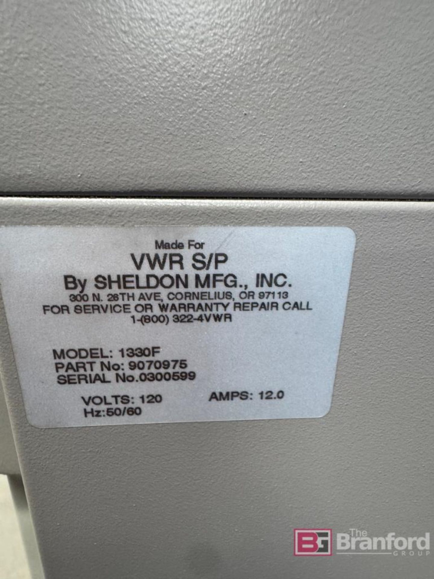 VWR Model 1330F Forced Air Oven, Located in Hillsboro, OR