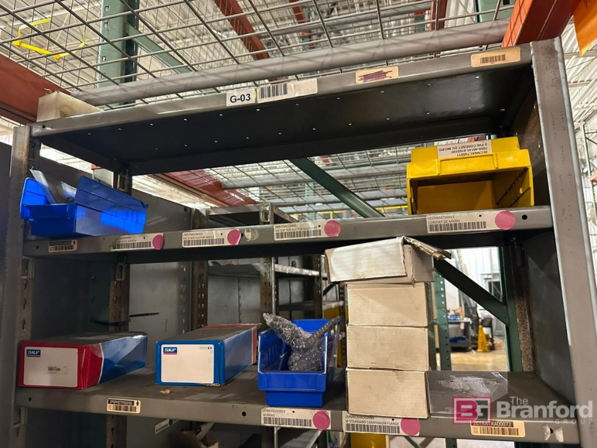 Contents (5) Sections of MRO Rack including Bearings