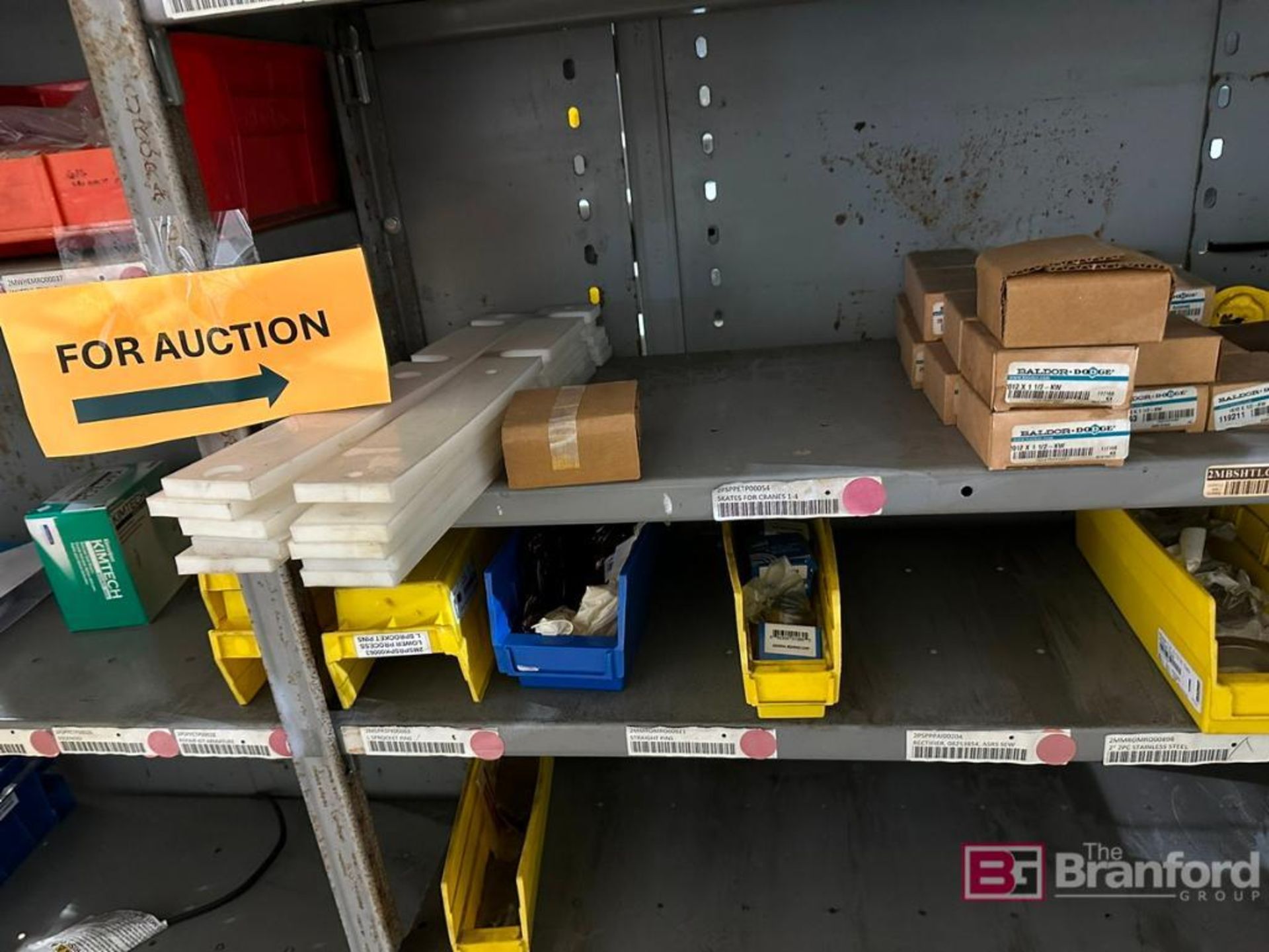 Contents (5) Sections of MRO Rack including Bearings