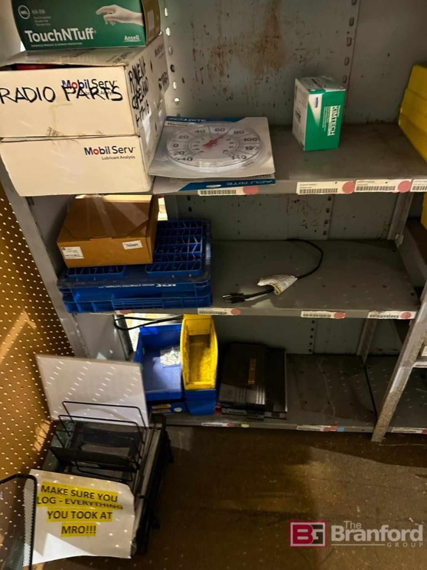 Contents (5) Sections of MRO Rack including Bearings