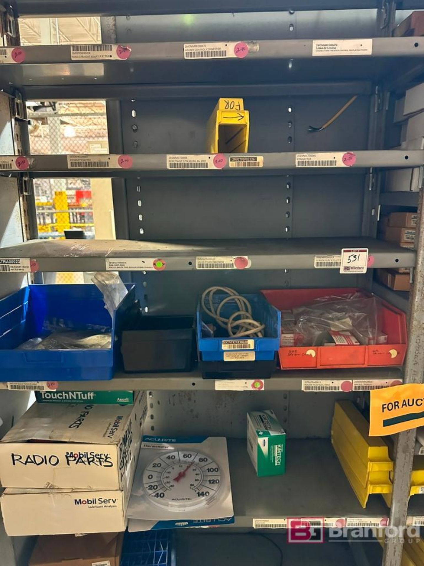 Contents (5) Sections of MRO Rack including Bearings