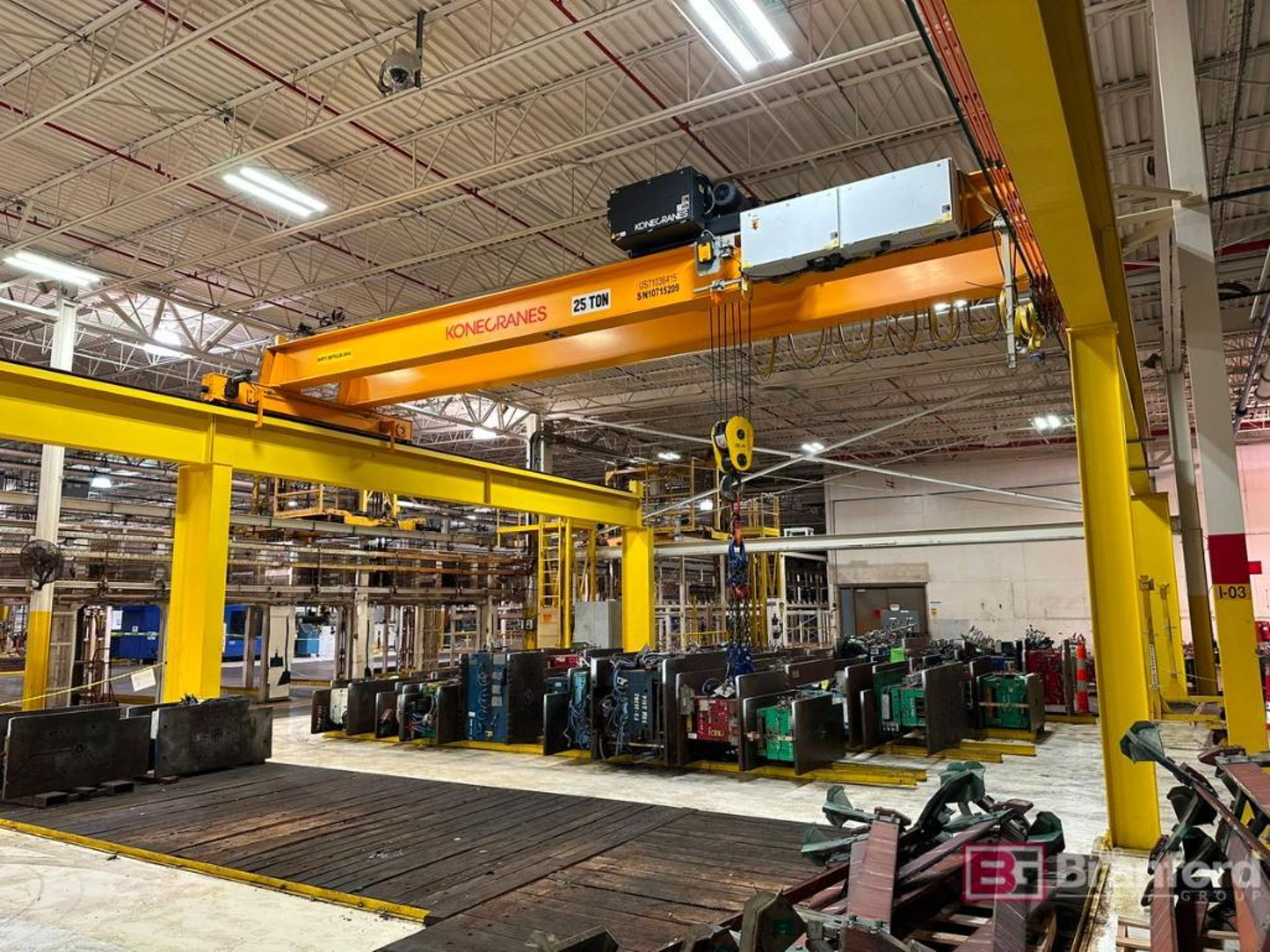 Kone Cranes 25-Ton Double Girder Overhead Crane, Konecranes 25-Ton ...