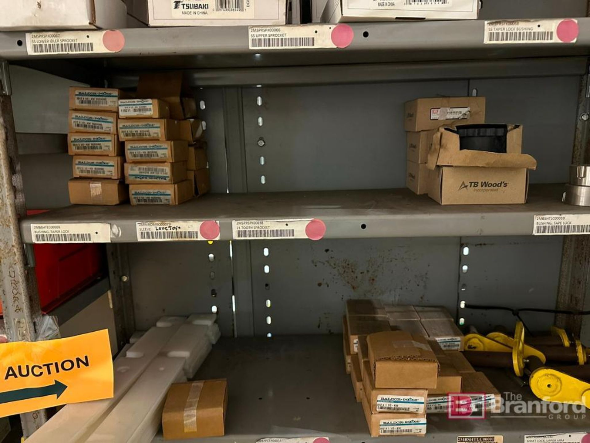 Contents (5) Sections of MRO Rack including Bearings