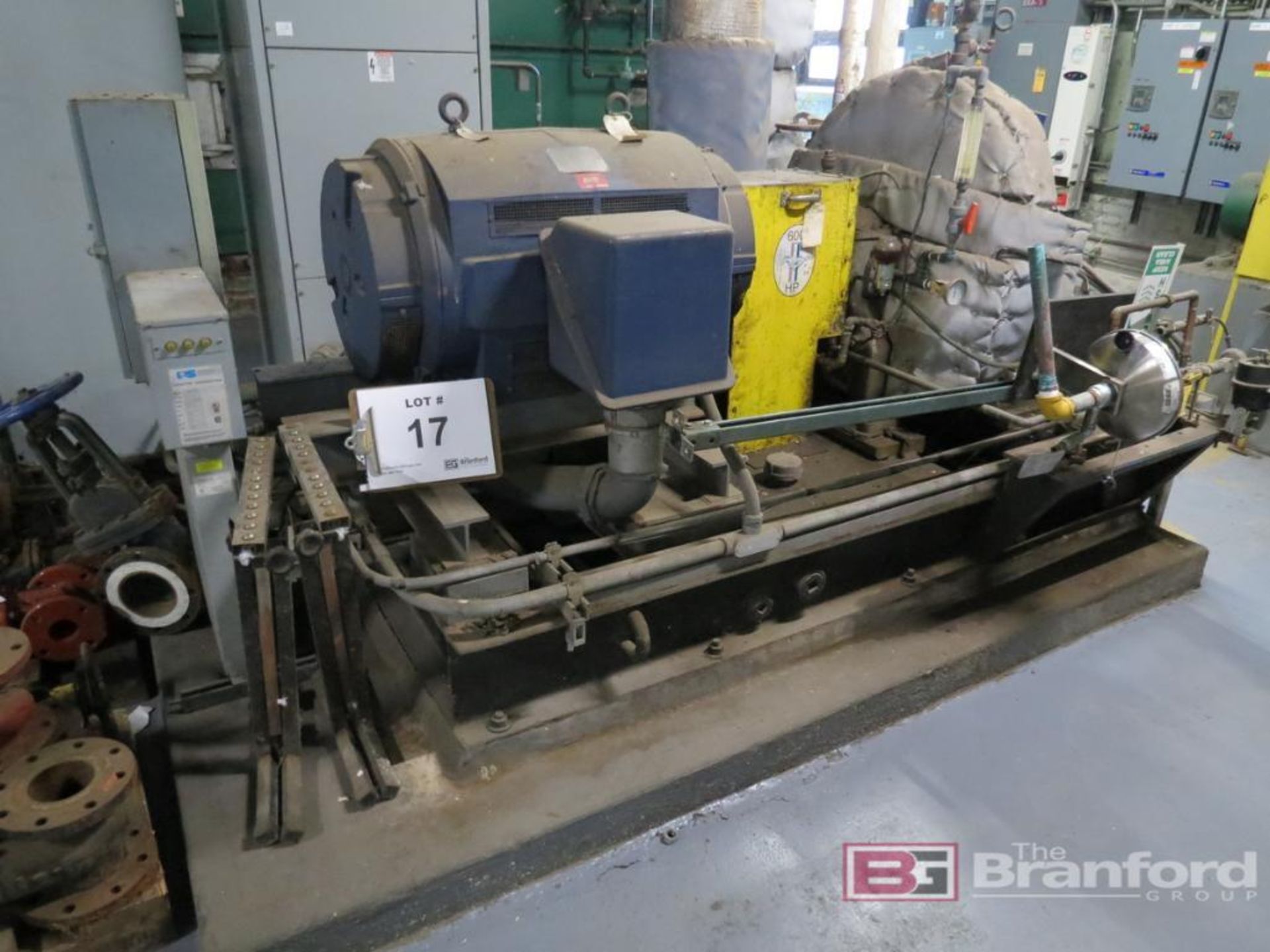Primeline Induction Generator 350-kW Steam Turbine, w/ GE 800-Amp 480V ...