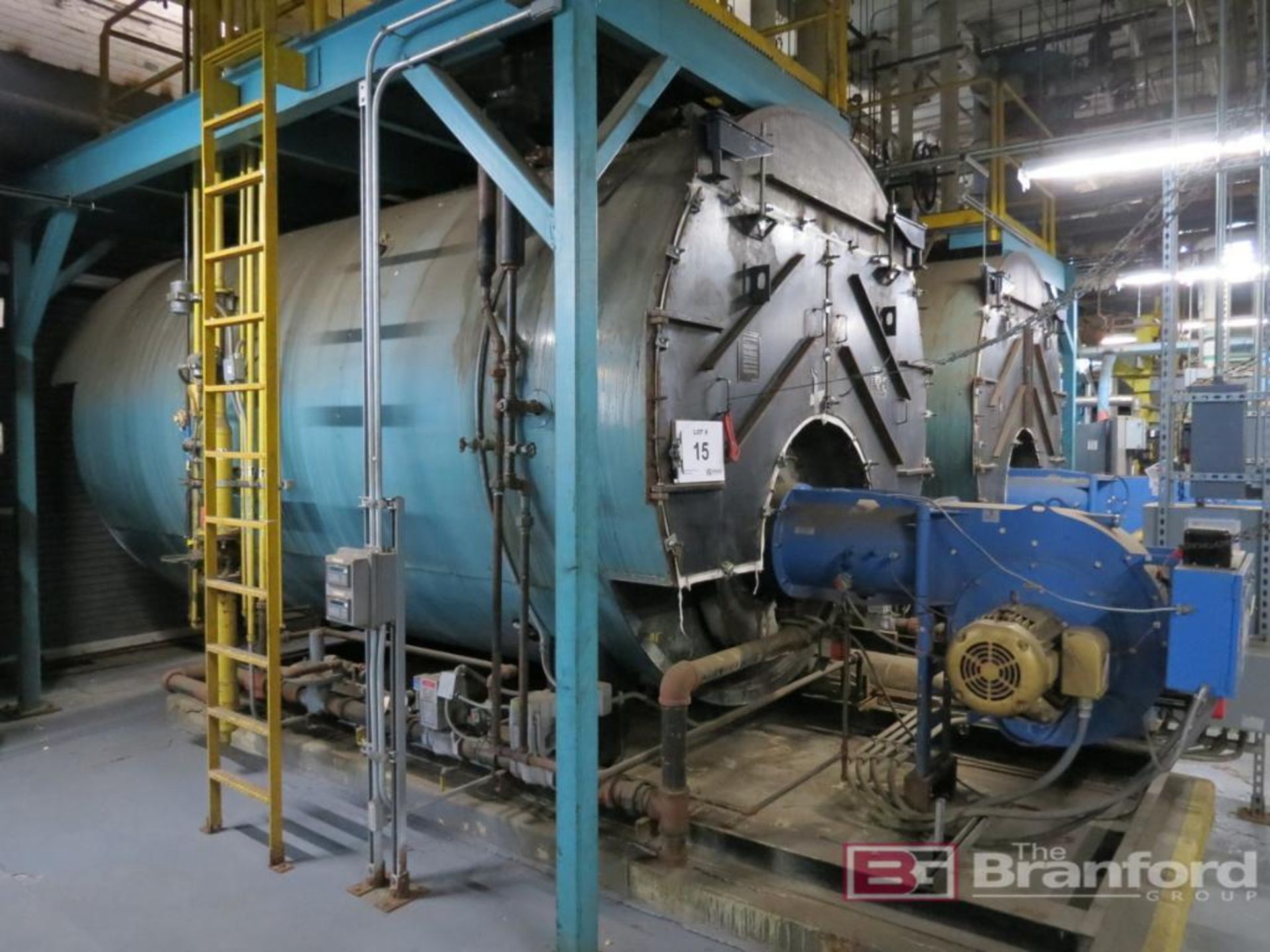 Burnham 3P-600-50-GO-SUP Series 3 Firetube Commercial Packaged Boiler ...