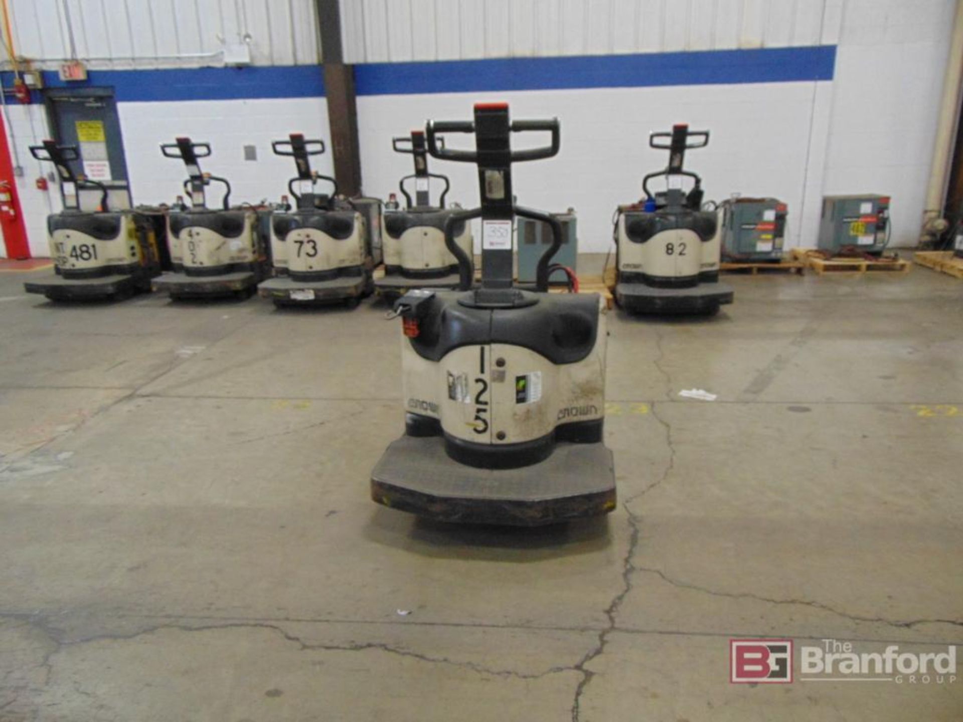 Crown Model PE4000-60 End Control Ride-On Electric Pallet Jack, 6000-Lb ...