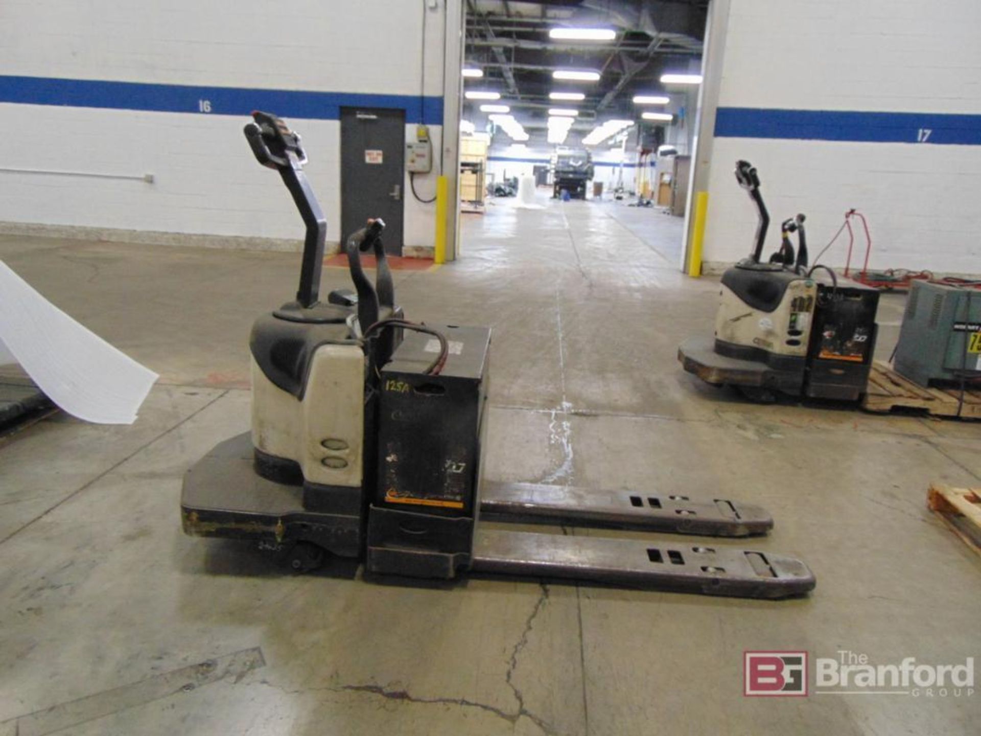 Crown Model PE4000-60 End Control Ride-On Electric Pallet Jack, 6000-Lb ...
