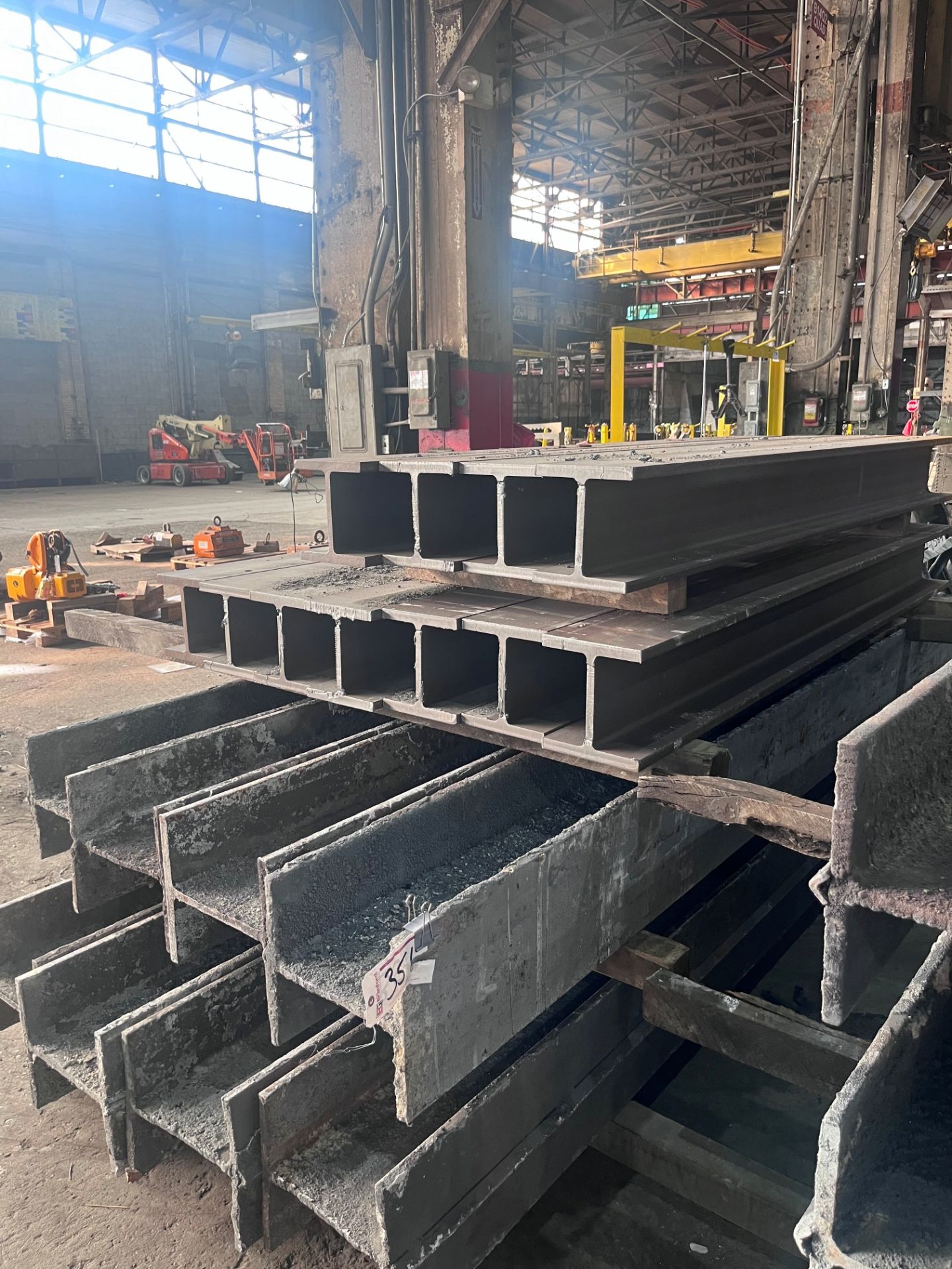 (18) 11' Long I-Beam Skids (no contents)