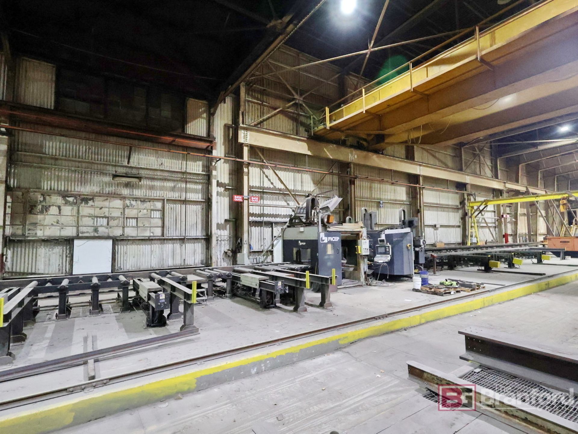 Ficep Coper Gantry Type Beam Drill Line, w/ Ficep Arc Welding ...