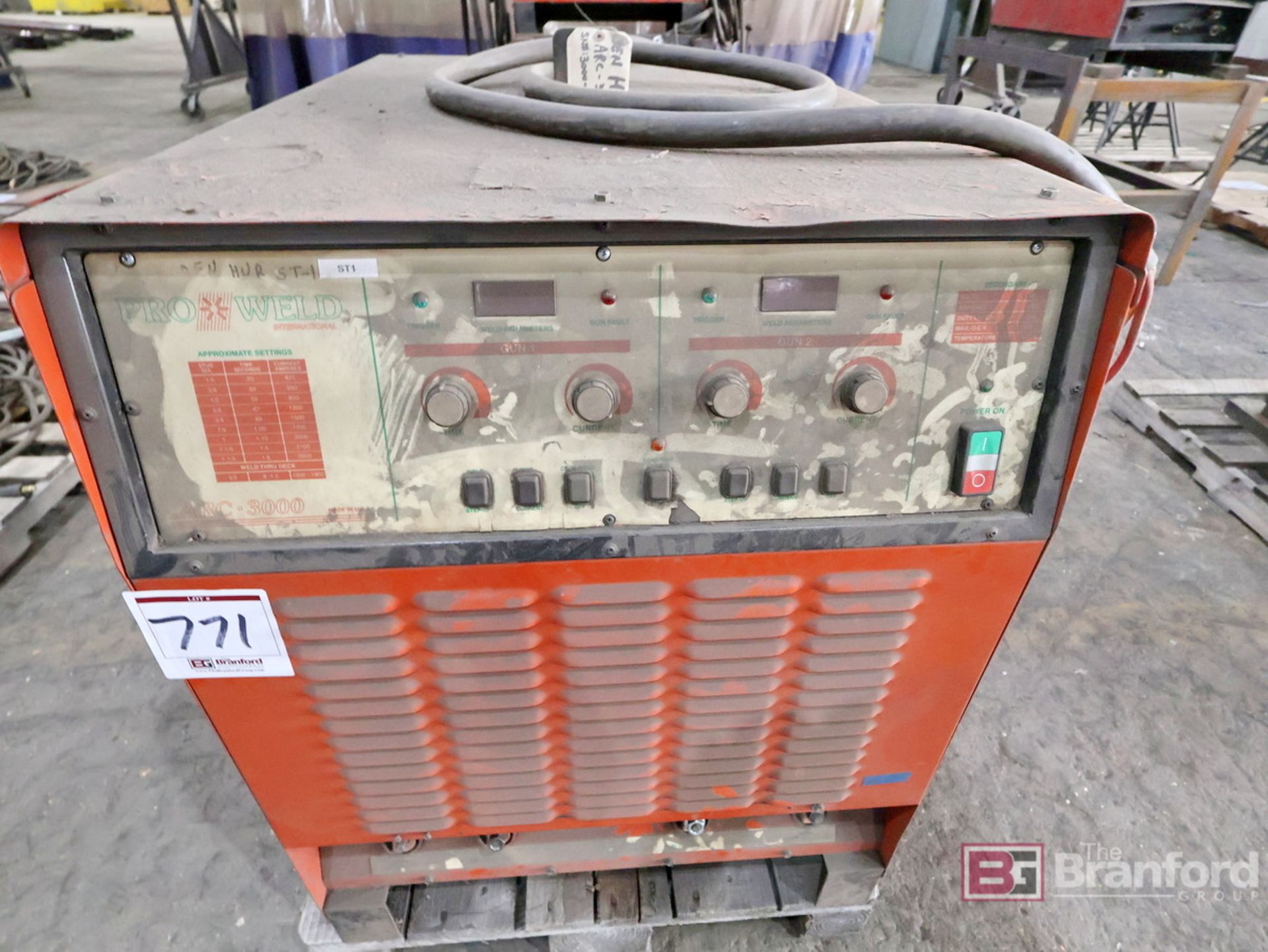 Pro-Weld International ARC-3000 Arc Welder, S/N: 3000-090-799