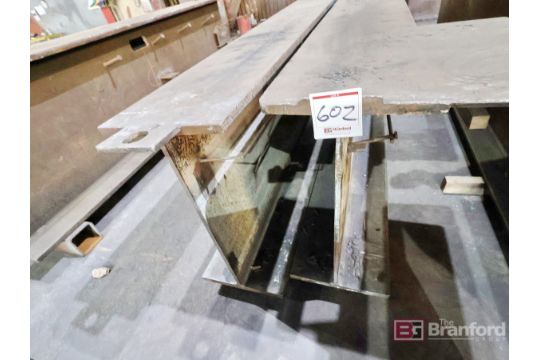 (8) 126" x 160" x 12" x 15" I-Beam Work Skids