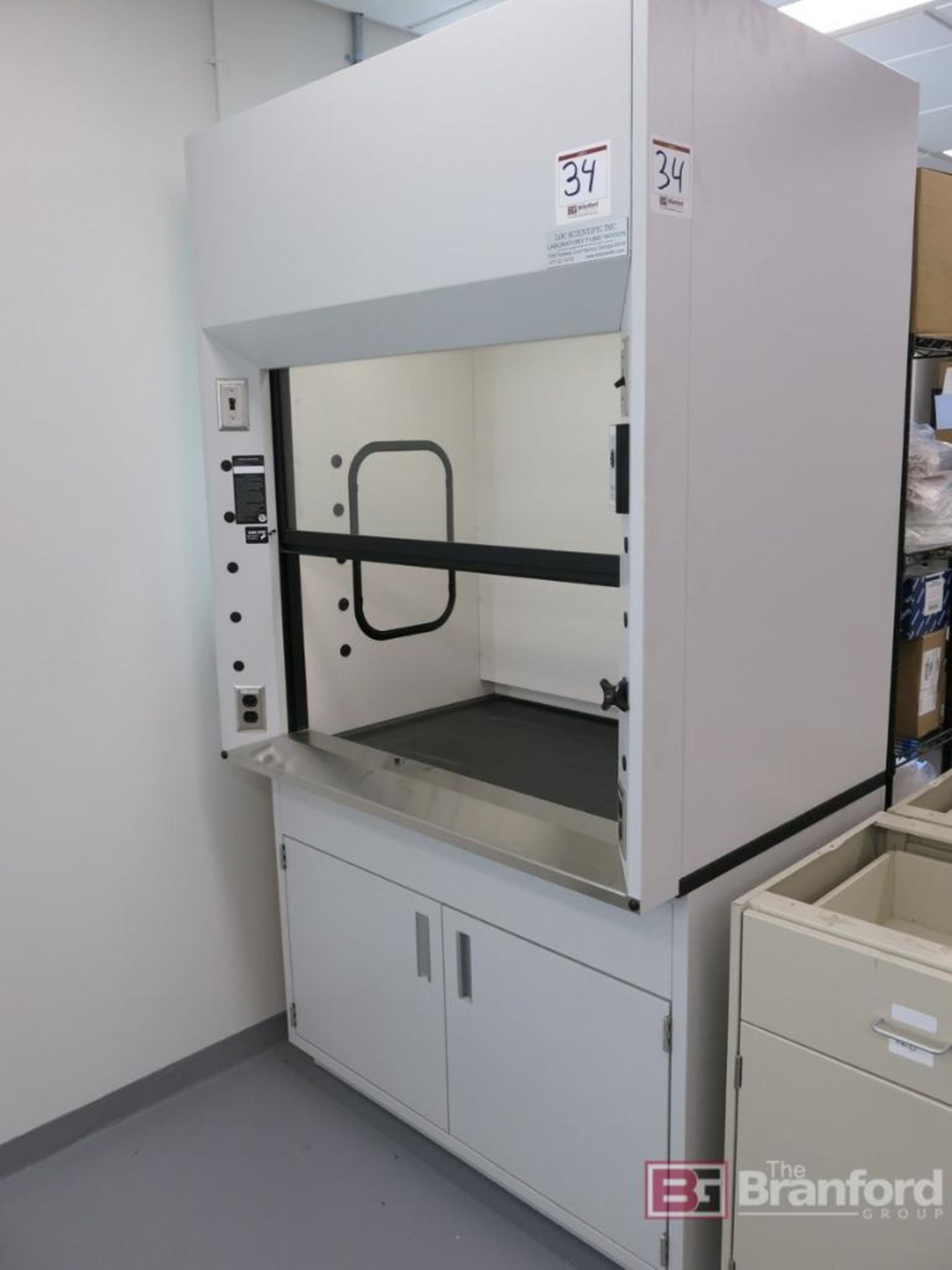 Loc Scientific Laboratory 48" Fume Hood w/ Base Incl Loc Scientific LOC ...