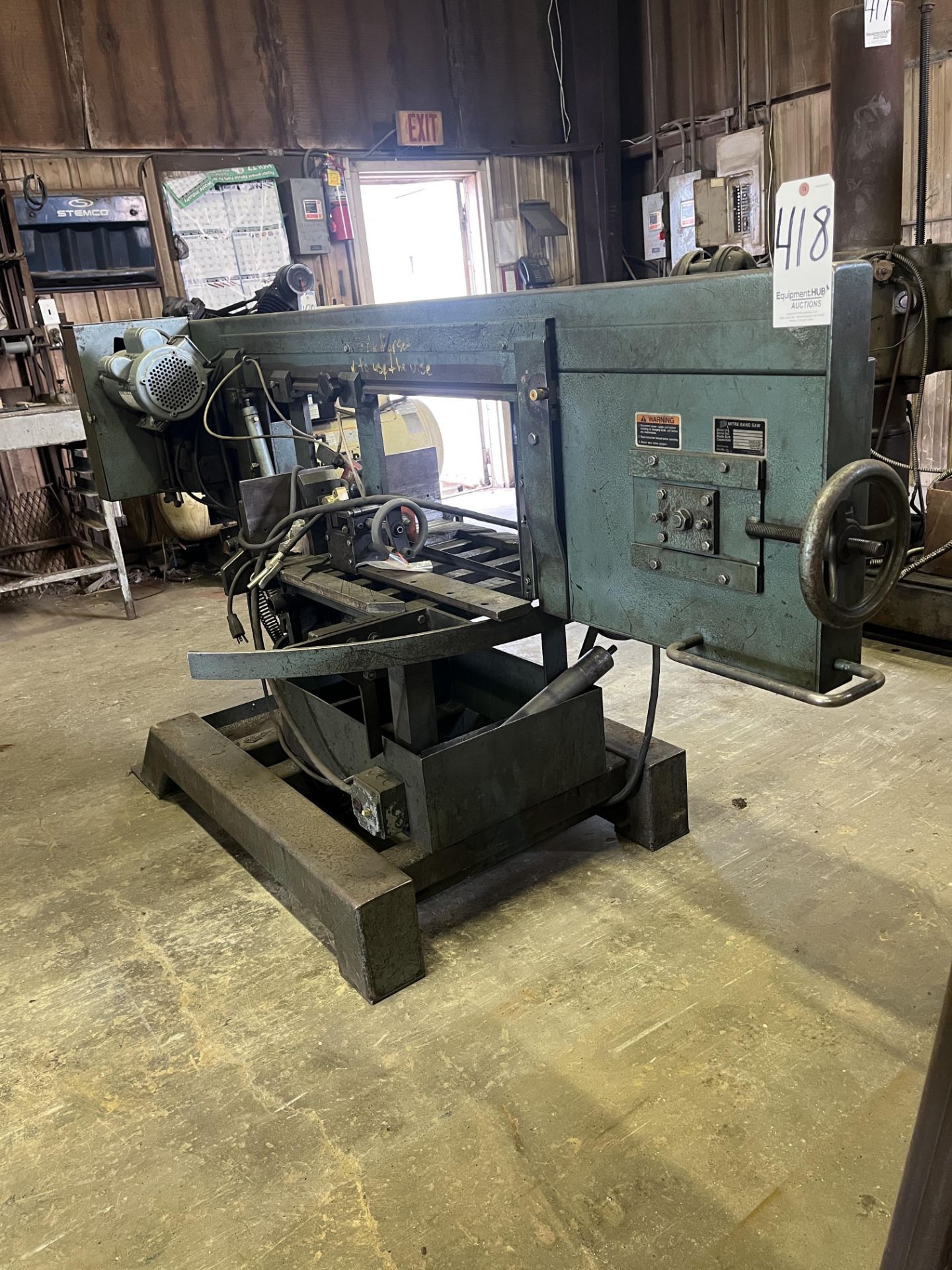 Ellis 4000 Horizontal Mitering Band Saw (Not Running).Brand: Ellis ...