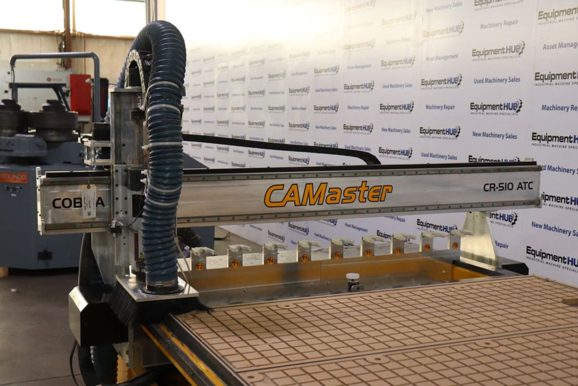 CAMaster CR-510 ATC Cobra 5' x 10' CNC Router w/ 20HP Vacuum Pump ...