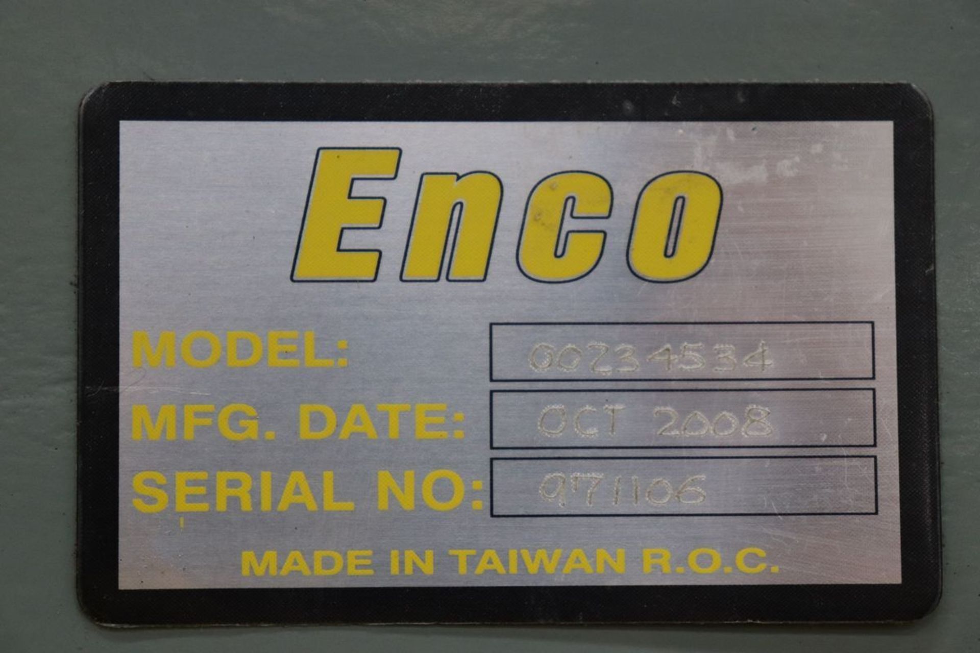 Enco 00234534 16 Ga. x 52" Hydraulic Shear. Brand:Enco, Model:00234534 ...