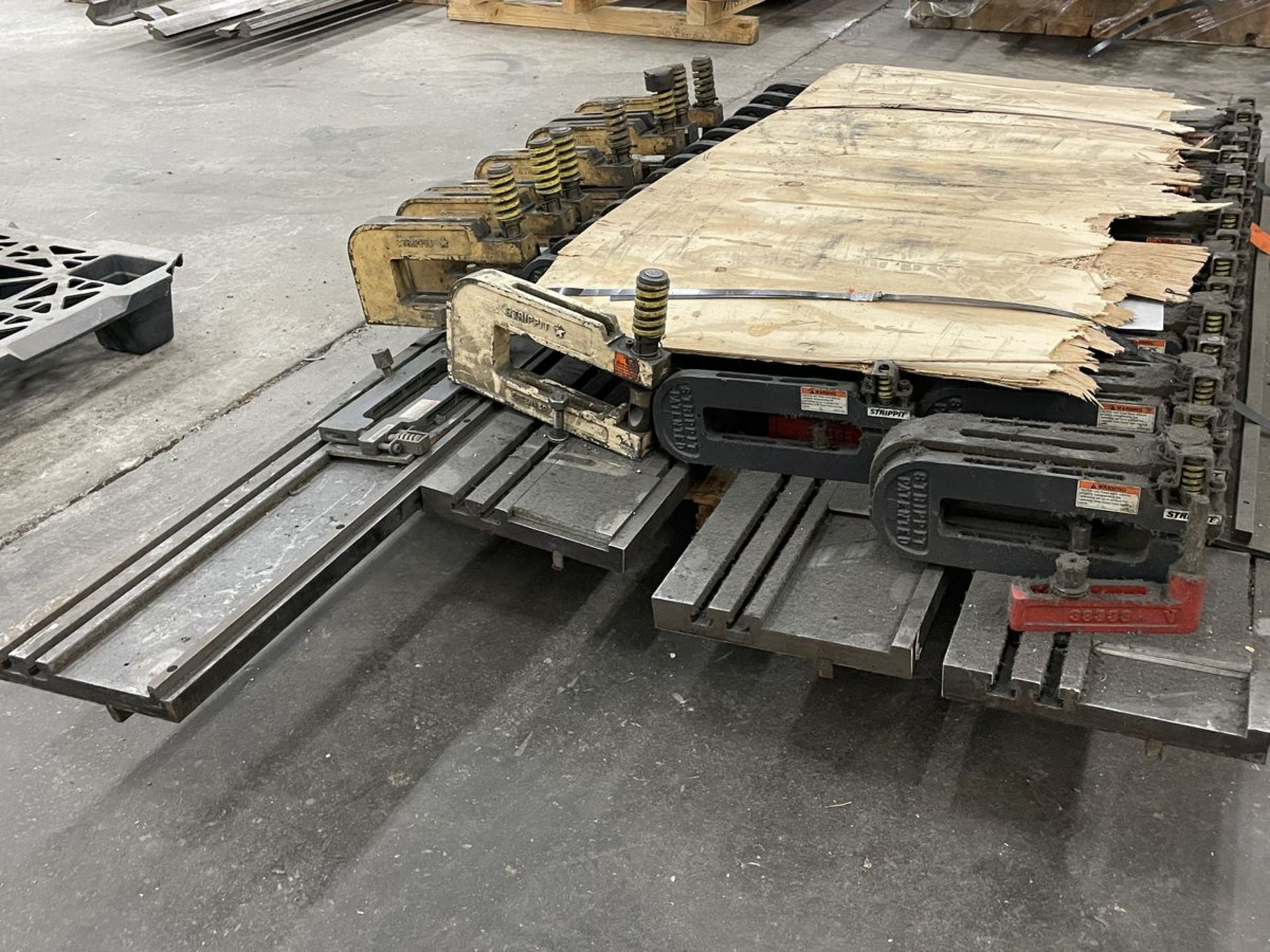 Strippit C-Frame Punch / UniPunch Assemblies w/ Bed Fixture Plates