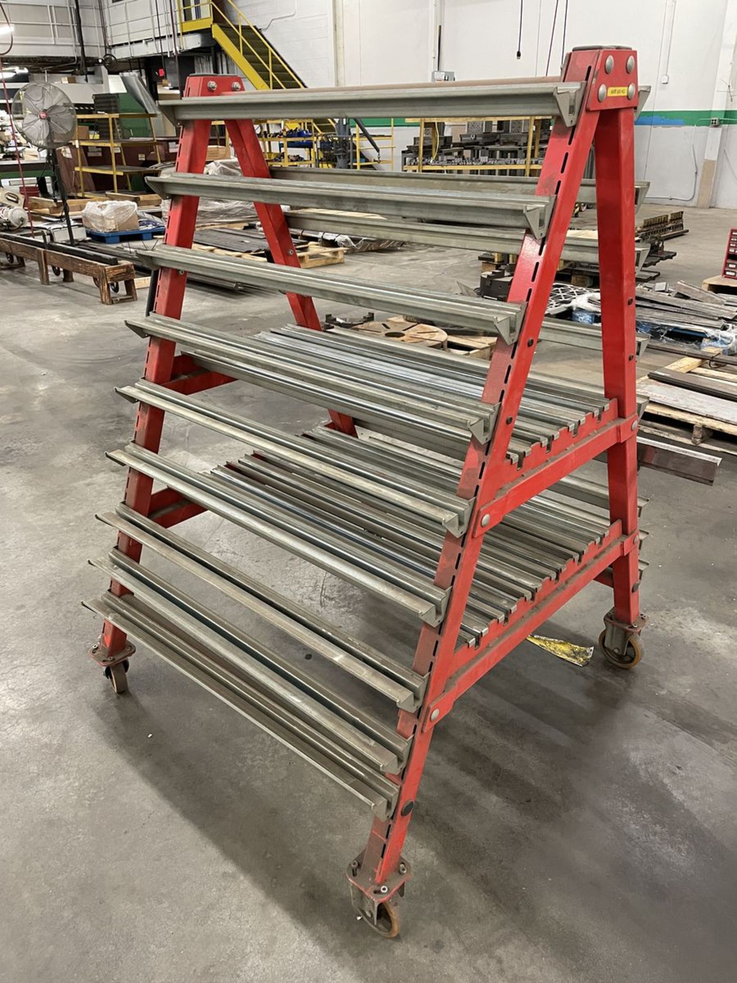 Rolling Press Brake Tooling Cart