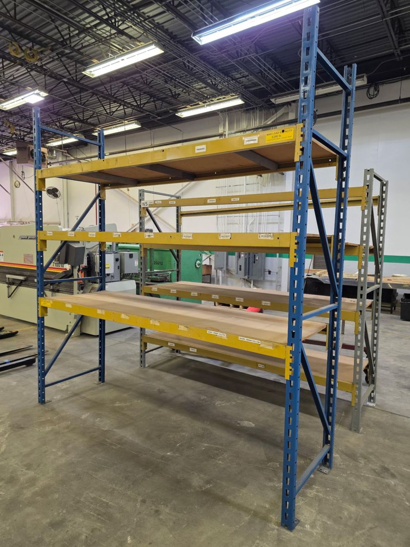 3-Tier Pallet Racking 120" H x 114" W x 32" D