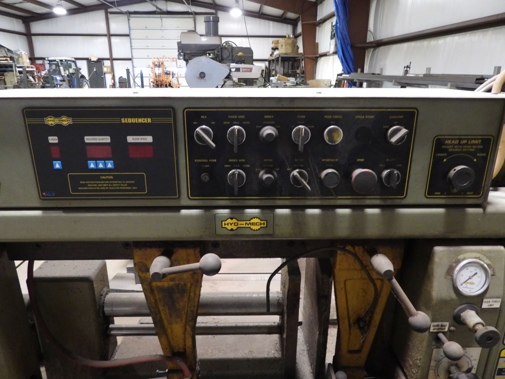 Hyd-Mech Model S-20A Series II Automatic Horizontal Band Saw, s/n ...
