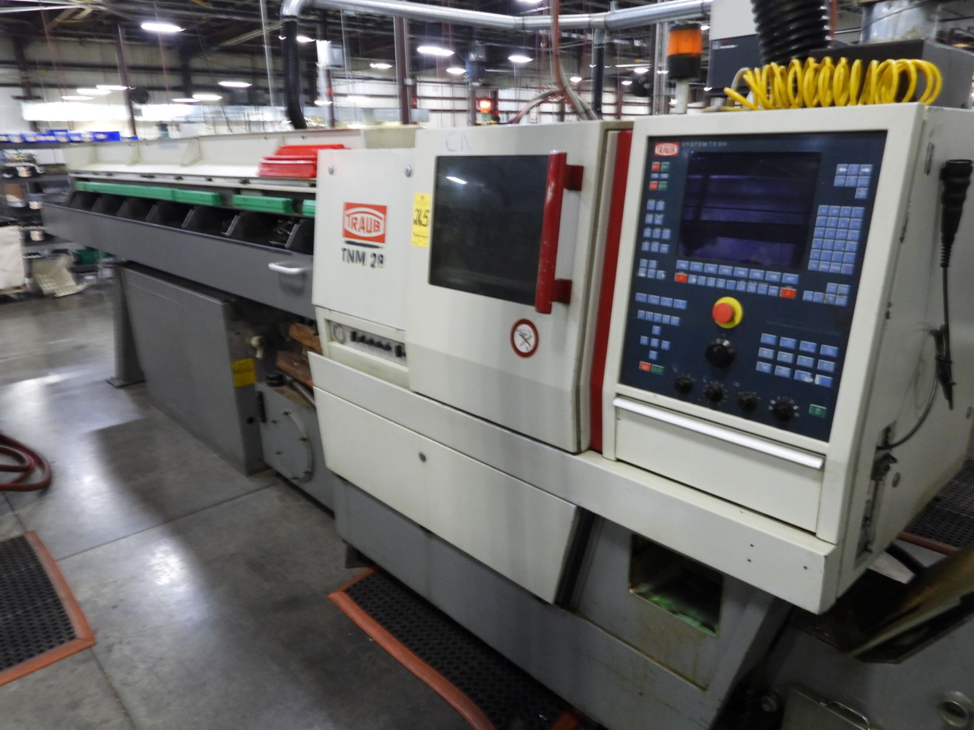 Traub Model TNM-28 CNC Swiss Type Screw Machine, s/n 176, New 1996 ...