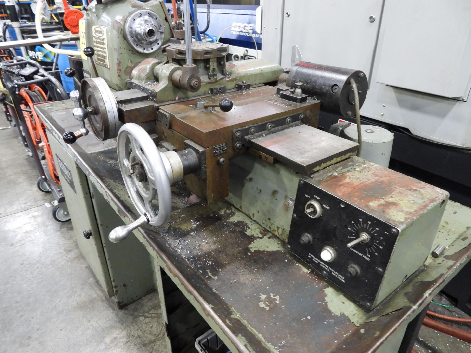 Goodway Model GC-25 Second Operation Lathe, 5C Lever Collet Chuck, Bed ...