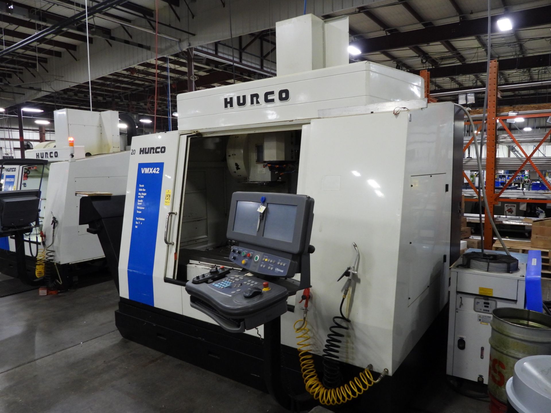Hurco Model VM42SR CNC Vertical Machining Center, s/n MR44-06001017AKA ...
