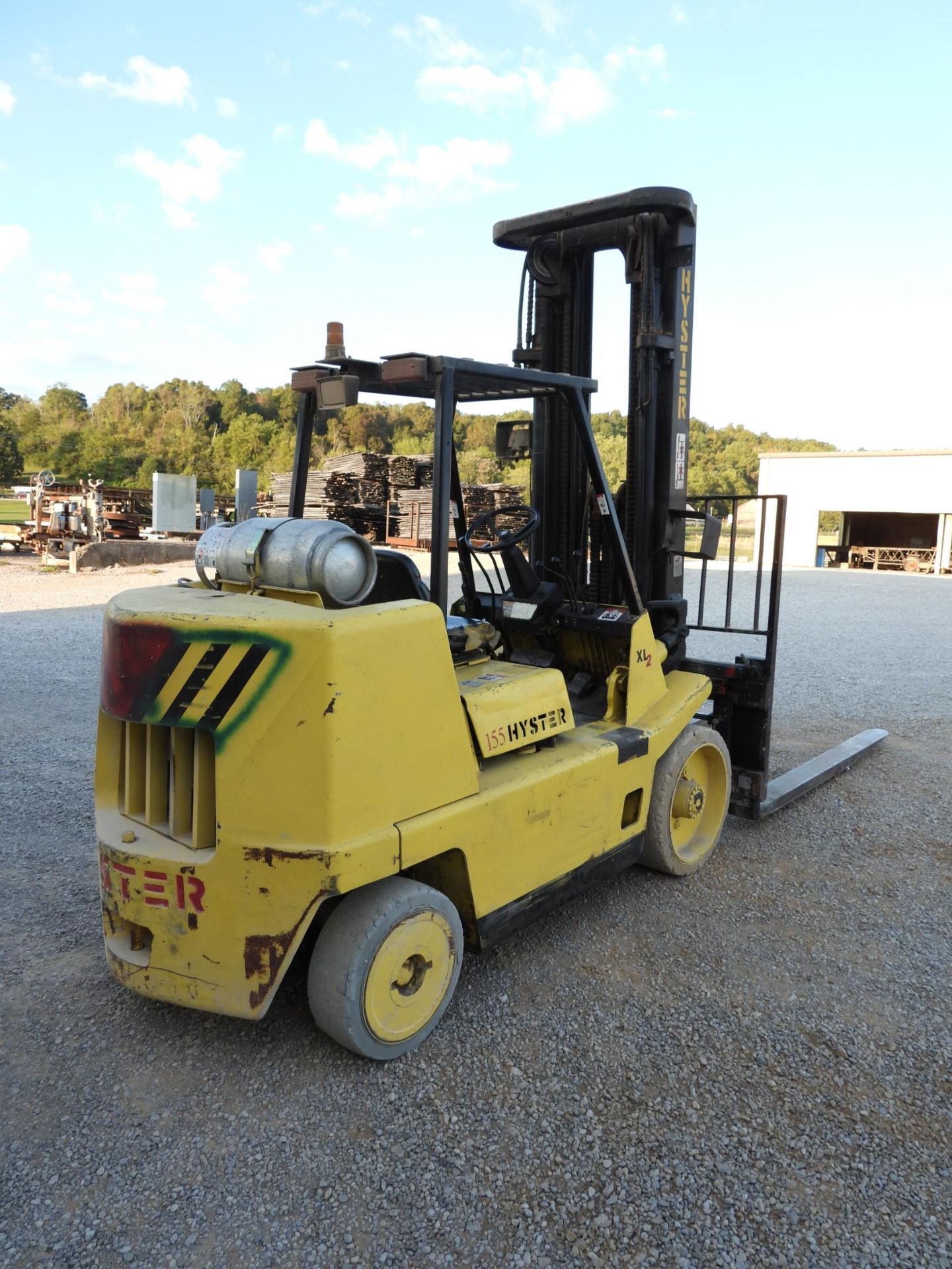 Hyster Model S155XL Fork Lift, s/n B024D05552V, New 1998, 14,900 Lb ...