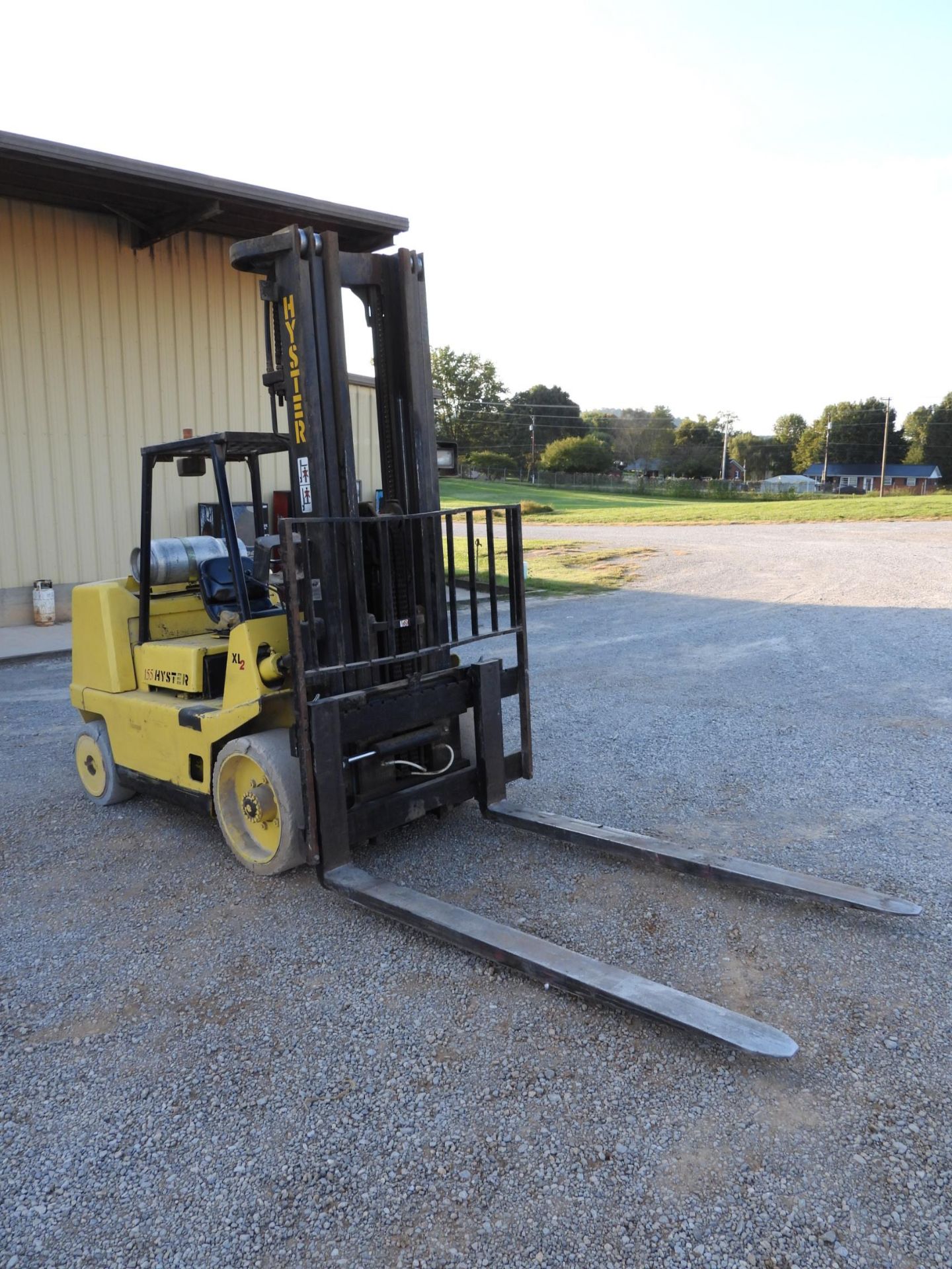 Hyster Model S155XL Fork Lift, s/n B024D05552V, New 1998, 14,900 Lb ...
