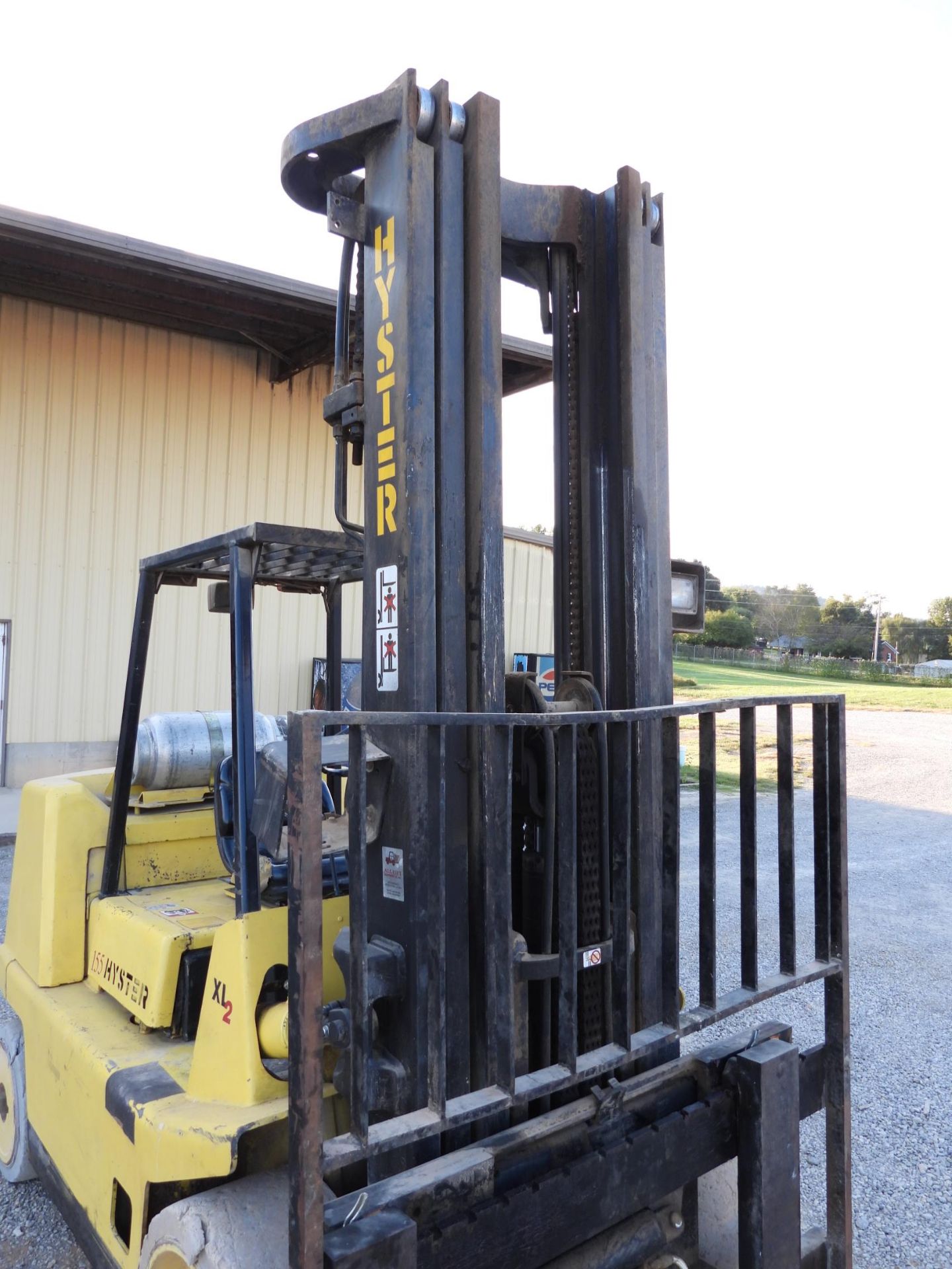 Hyster Model S155XL Fork Lift, s/n B024D05552V, New 1998, 14,900 Lb ...