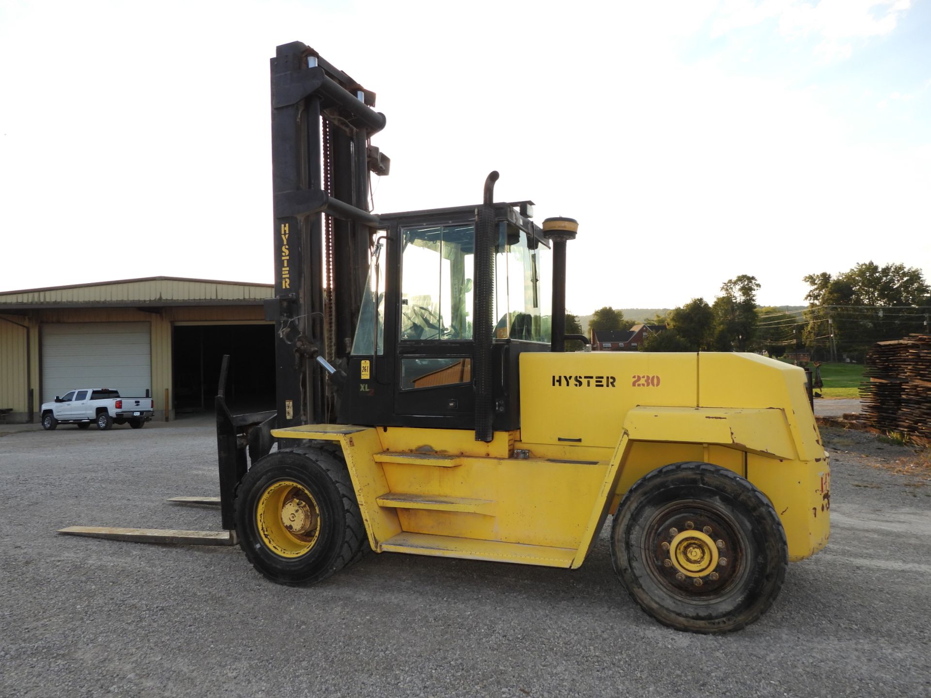 Hyster Model 230XL Fork Lift, s/n E007D04336X, New 2000, 23,000 Lb ...