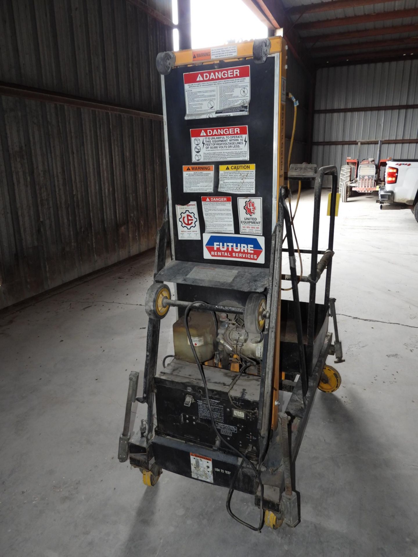 Workforce Battery Powered Man Lift, Model XLT CAT 3, s/n CAT-23-1185 ...