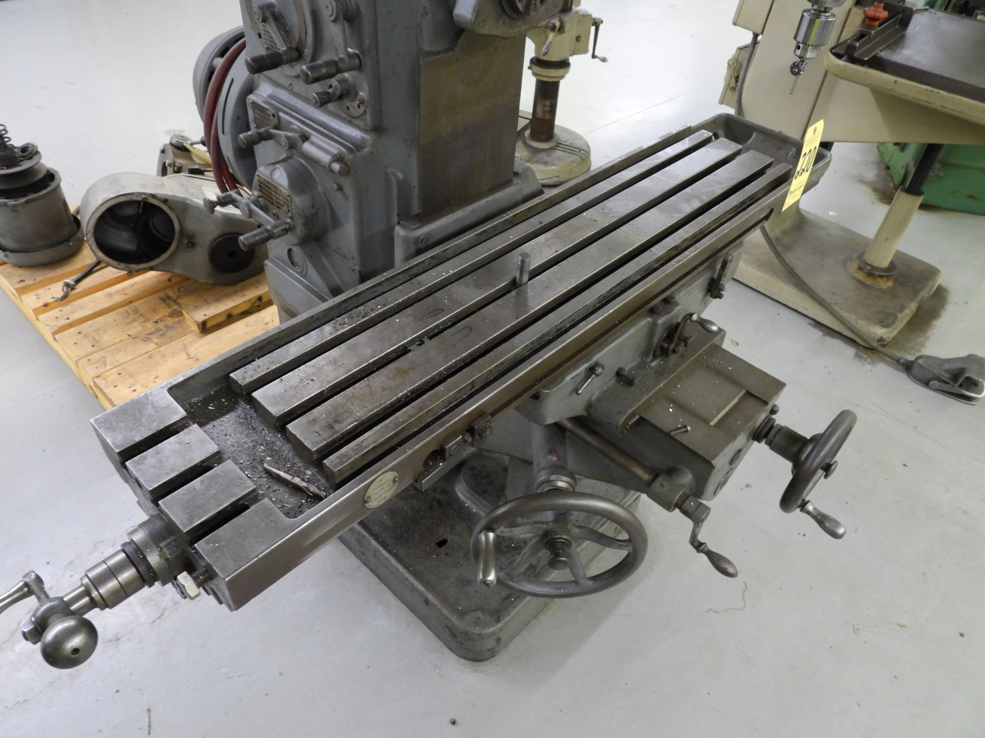 Brown & Sharpe #2 Horizontal Mill, 40 Taper, with Bridgeport 1/2 HP M ...