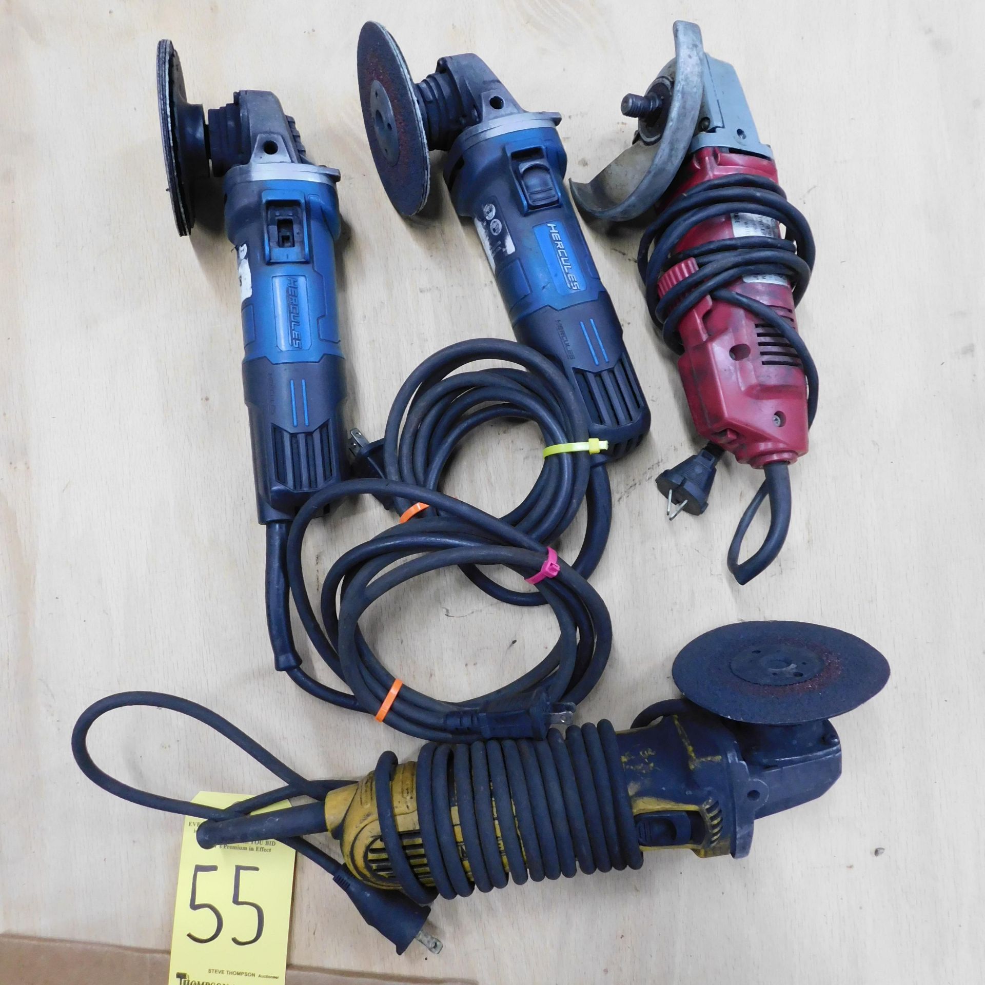 (4) Right Angle Grinders