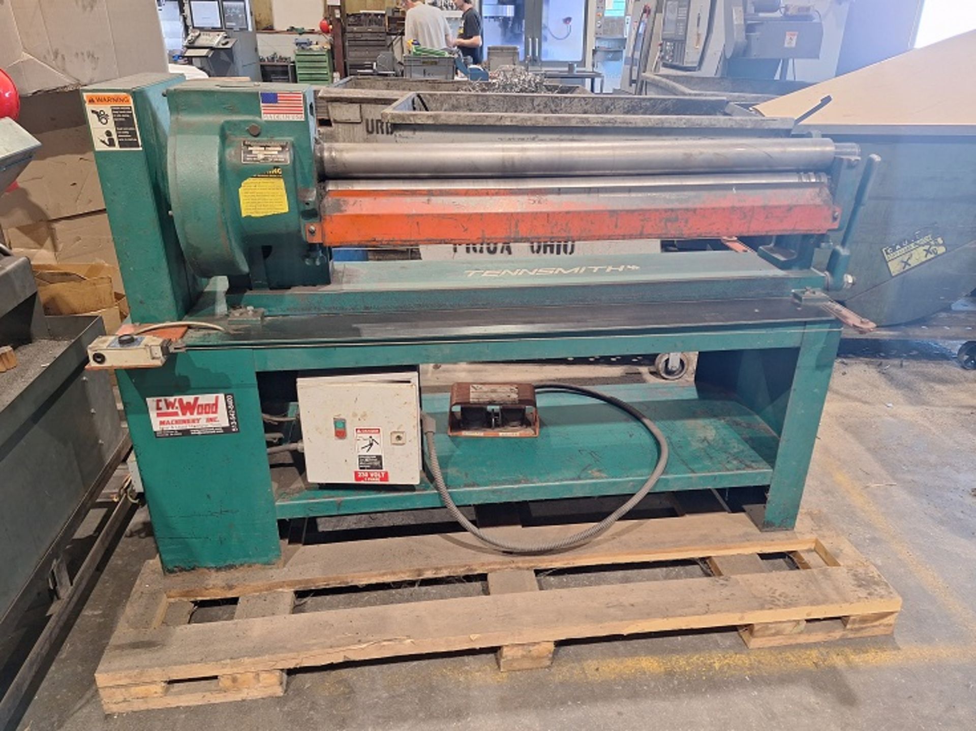Tennsmith Model SR48P Power Initial Pinch Roll, s/n 05310, 16 Gauge X 48"