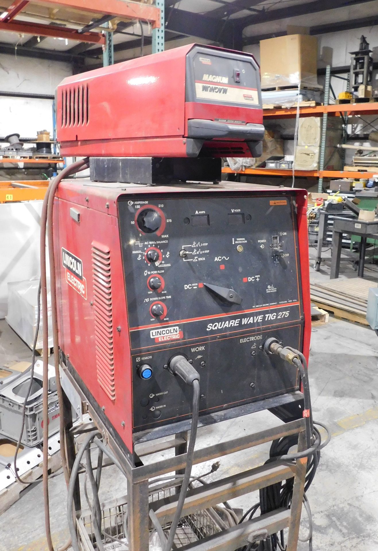 Lincoln Square Wave Tig 275 Tig Welder, s/n 10523-U1980514600, Magnum ...