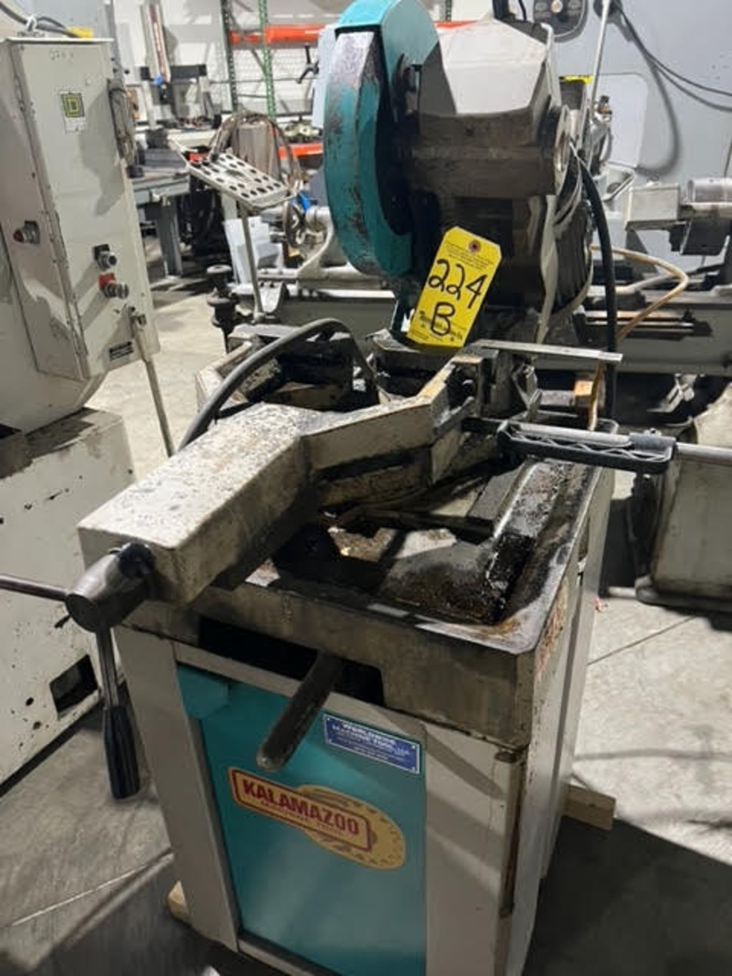 Kalamazoo Model C315 Metal Cutting Saw, s/n 101728, 230v,