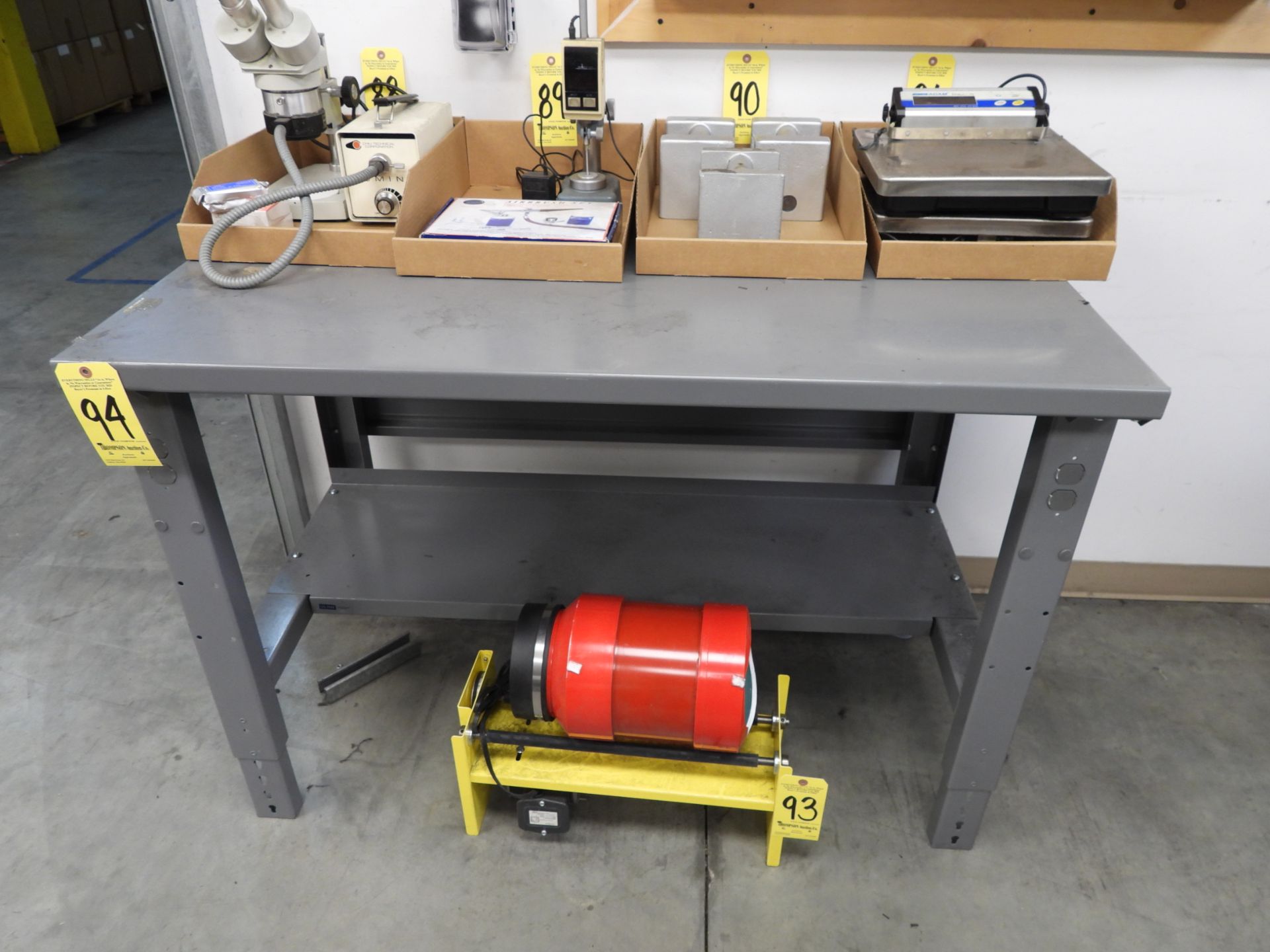 4' Uline Shop Table