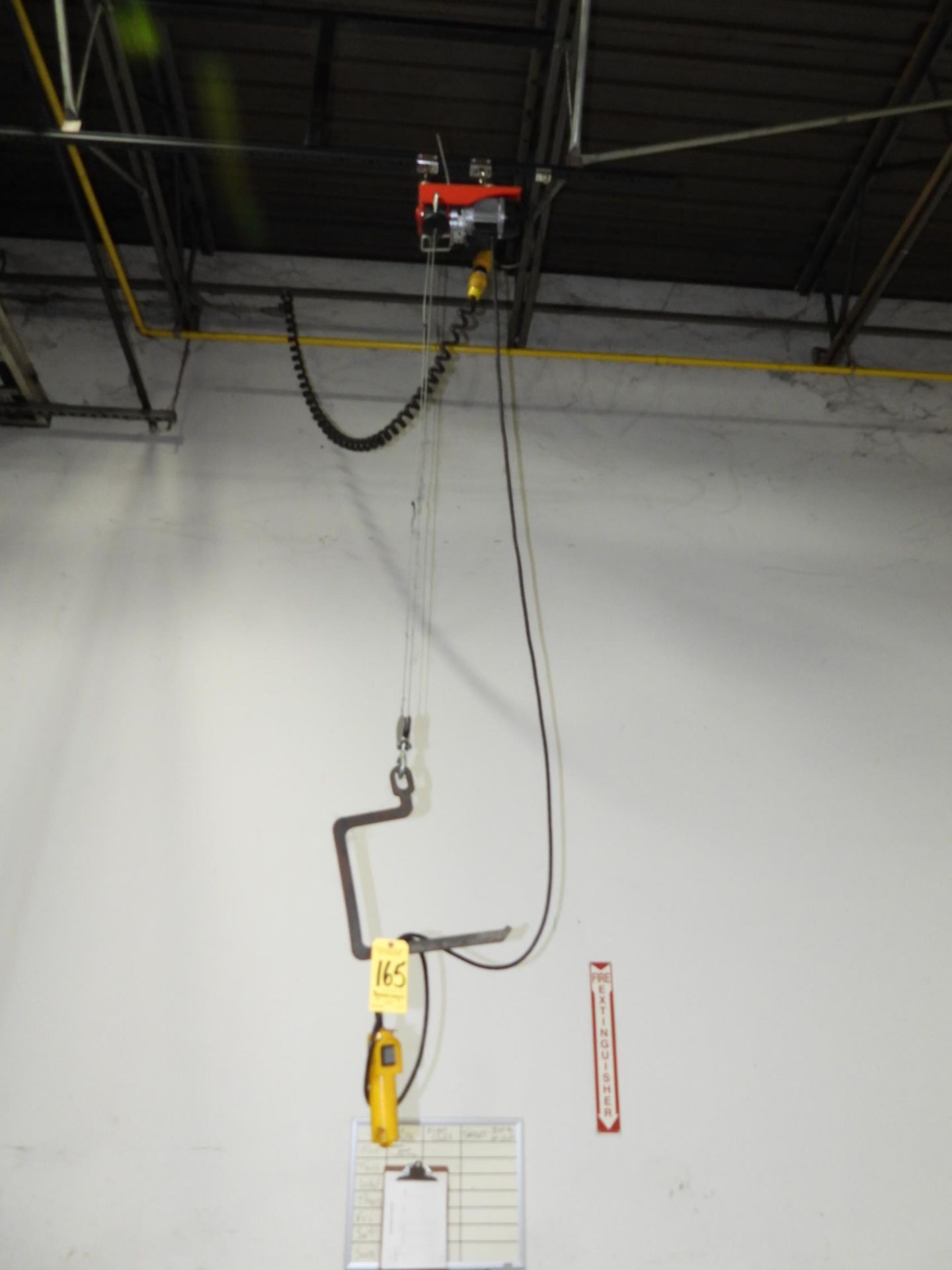 Mini Electric Wire Rope Hoist – PA1000, 1100lb. Cap.