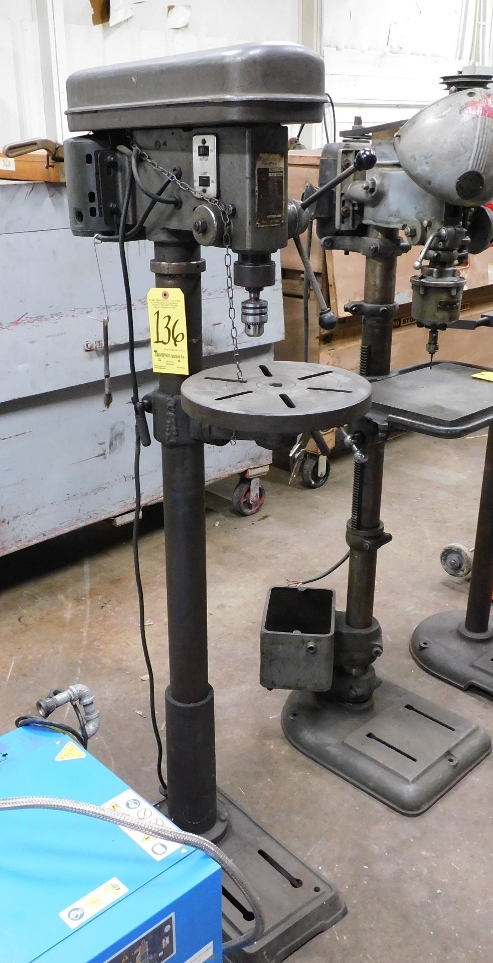 Packard Precision Single Spindle Drill Press, Floor Model, 110/1/60