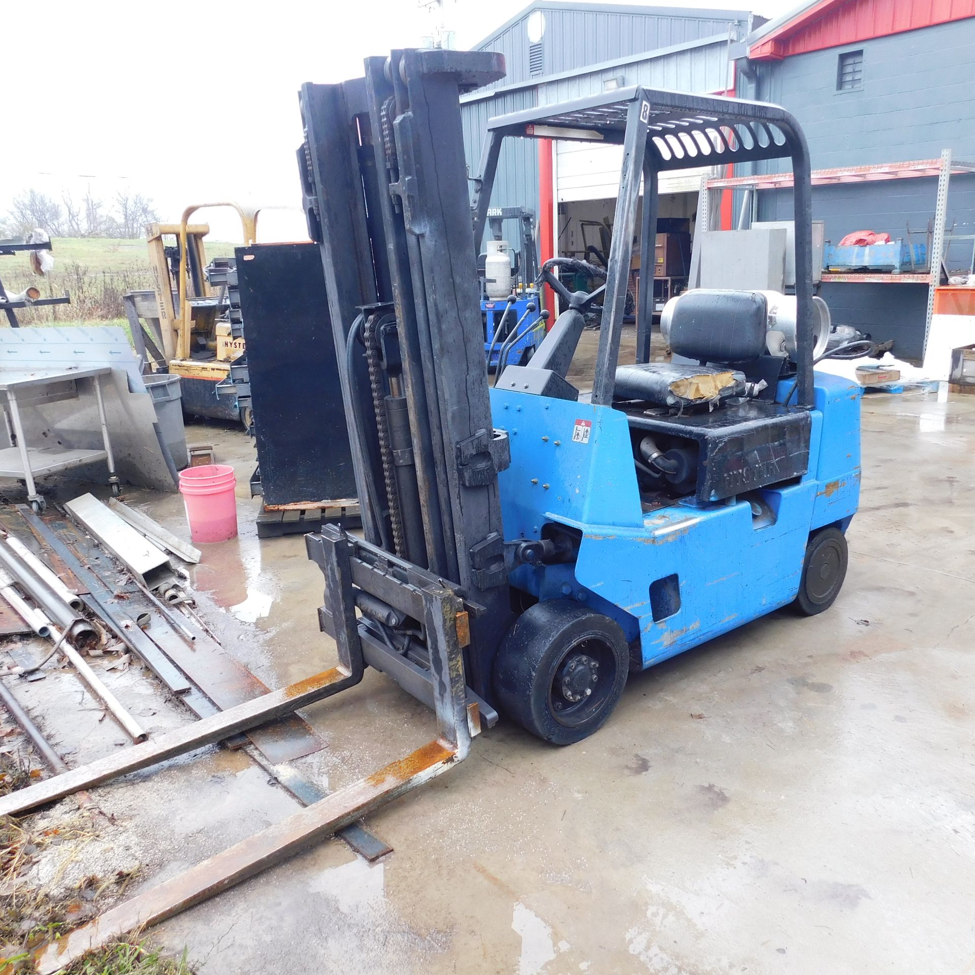Hyster S50XL Fork Lift, s/n 6187V03356M, 5,450 Lb. Capacity, LP, 3 ...