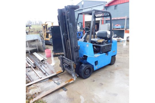 Hyster S50XL Fork Lift, s/n 6187V03356M, 5,450 Lb. Capacity, LP, 3 ...