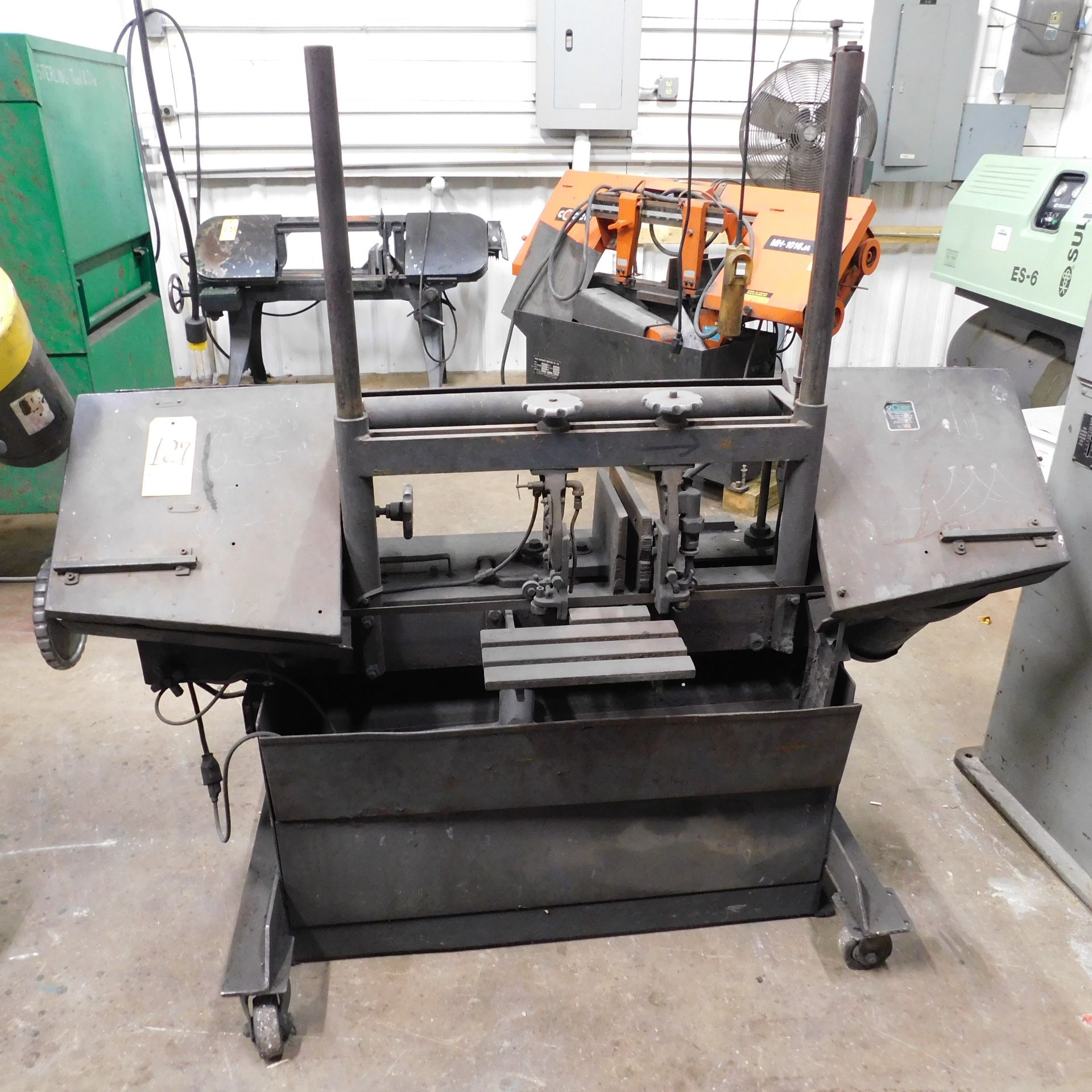 W.F. Wells Model W9 Horizontal Band Saw, 9" Round Capacity, 9" X 18 ...