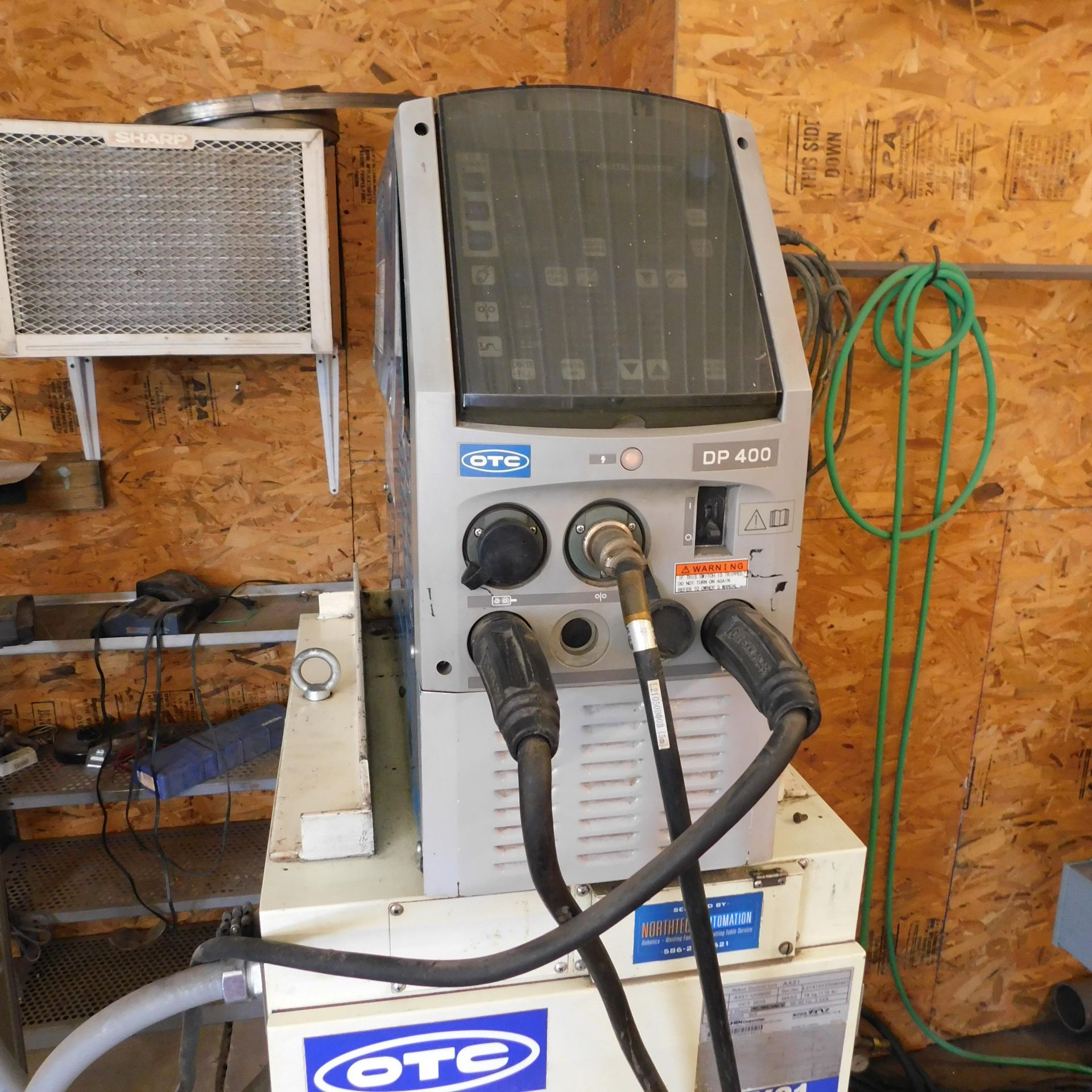 OTC Model AX21 UV0000 Robotic Welder, s/n L21410YZ5080401, 6 Axis, 55. ...