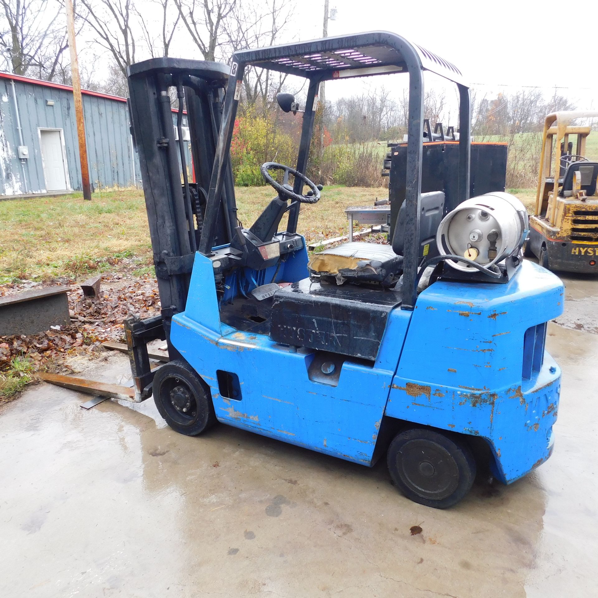 Hyster S50XL Fork Lift, s/n 6187V03356M, 5,450 Lb. Capacity, LP, 3 ...