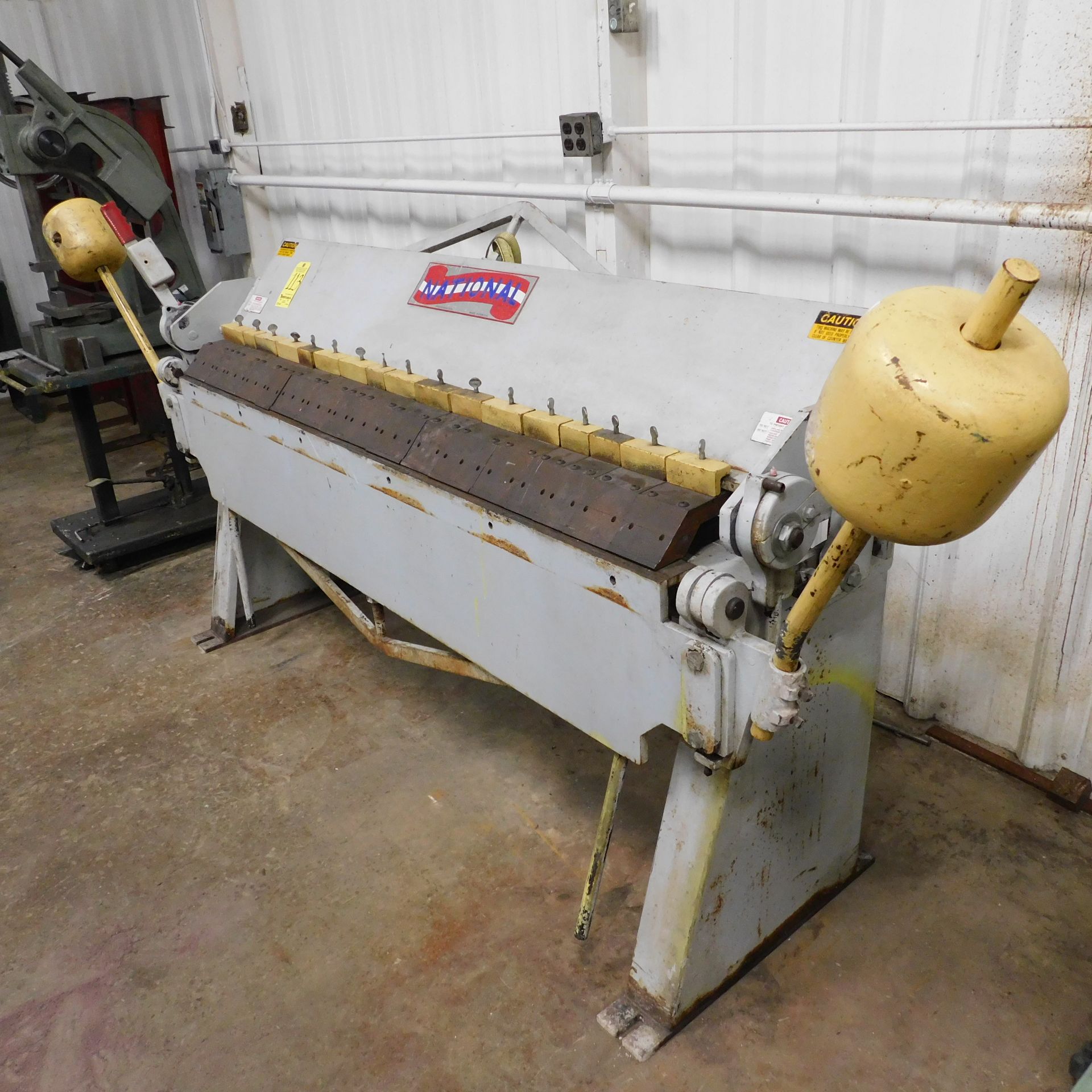 National Model U6-72-12 Box and Pan Brake, s/n 455-405, 72" X 12 Gauge ...