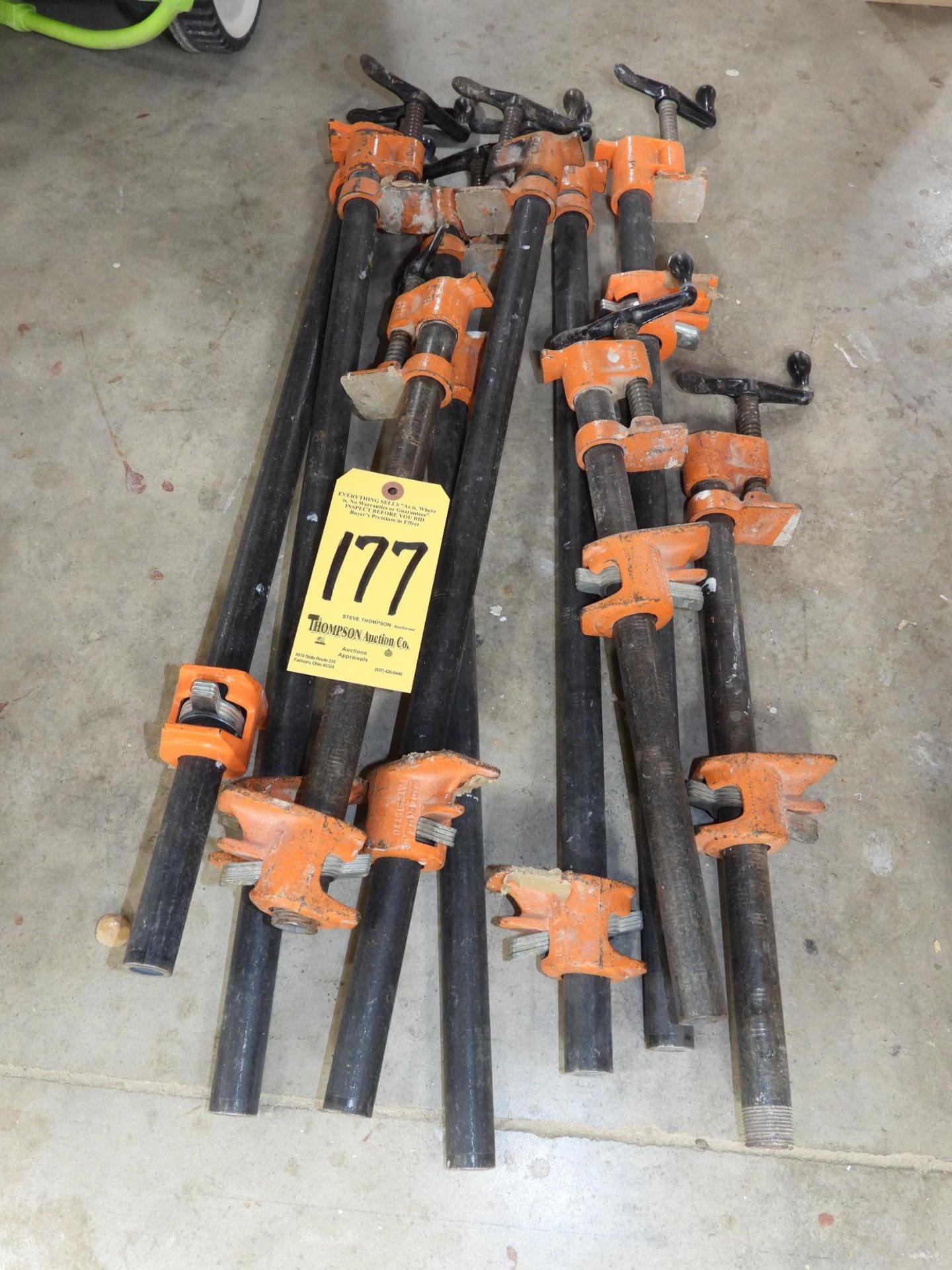 (9) Pipe Clamps
