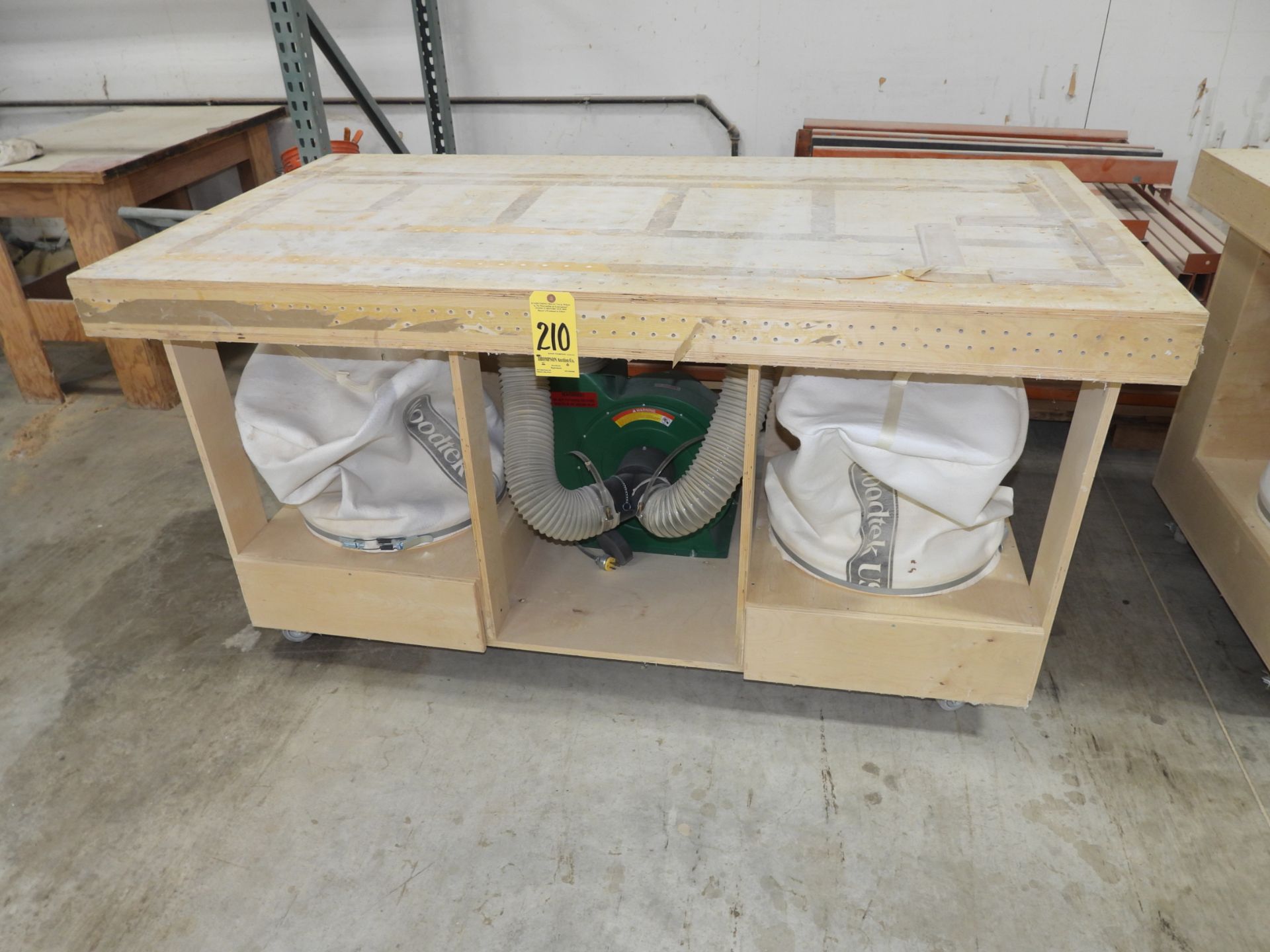 39"x72" Vacuum Table, 120v, 1.5 HP woodtek blower