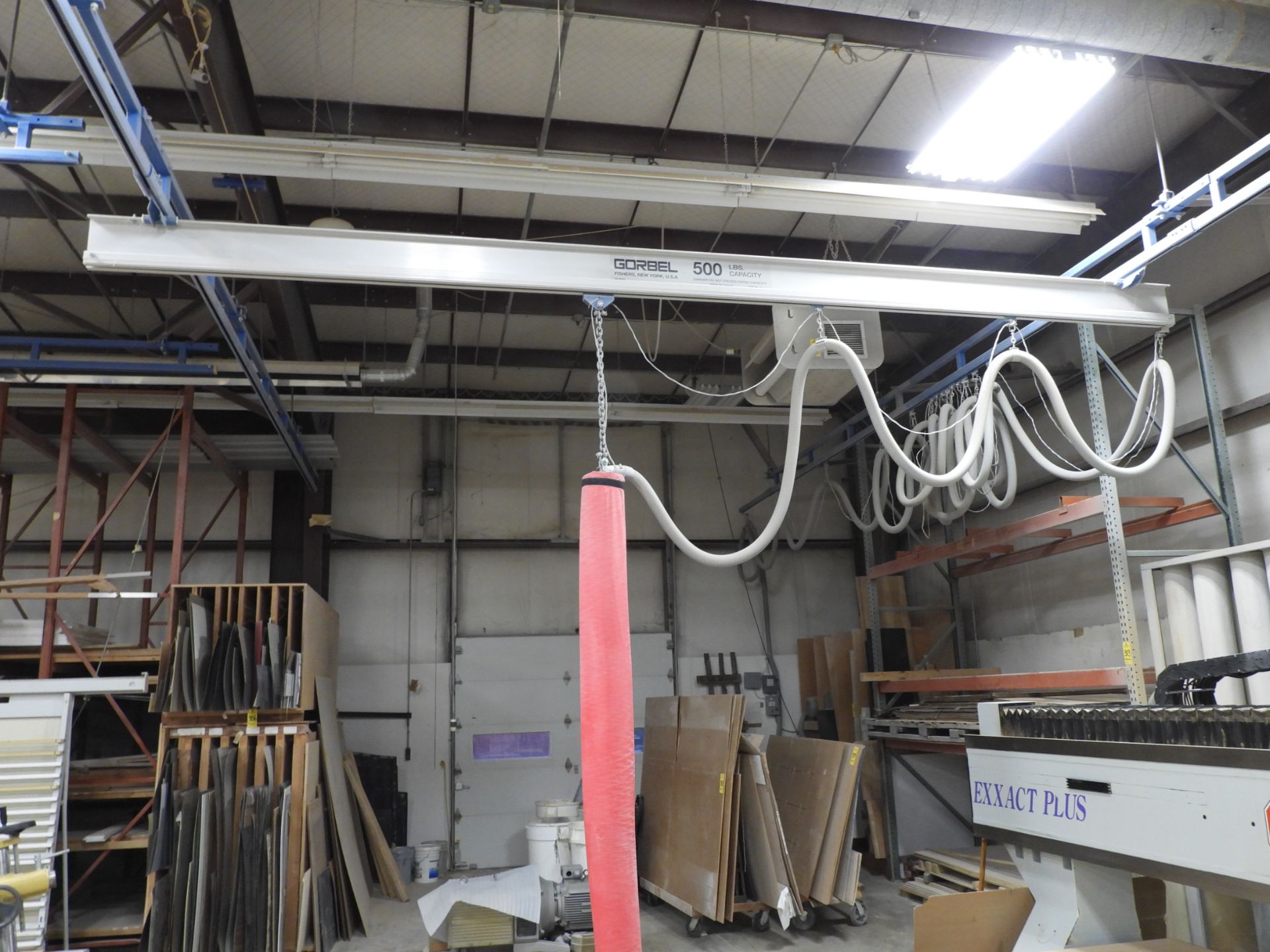 Vaculex Suction lift – 300lb. Capacity, w/ 500lb. Gorbel rail lift ...