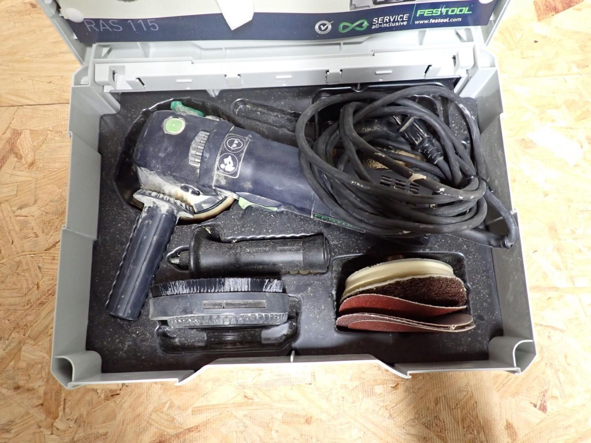 Festool RAS 115 E-Set Rotary Sander